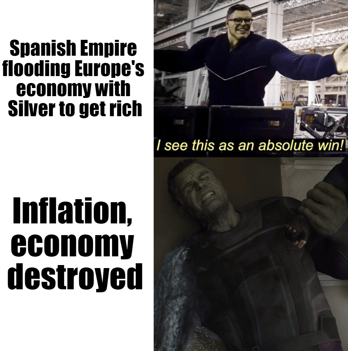 Money printer go brrrr, Colonial edition - USLUCK
