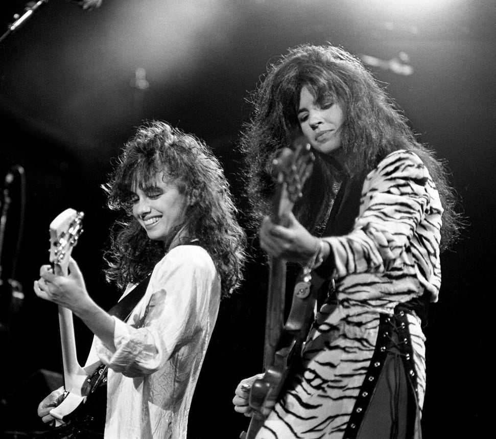 Susanna Hoffs and Michael Steele of The Bangles, 1987. - USLUCK