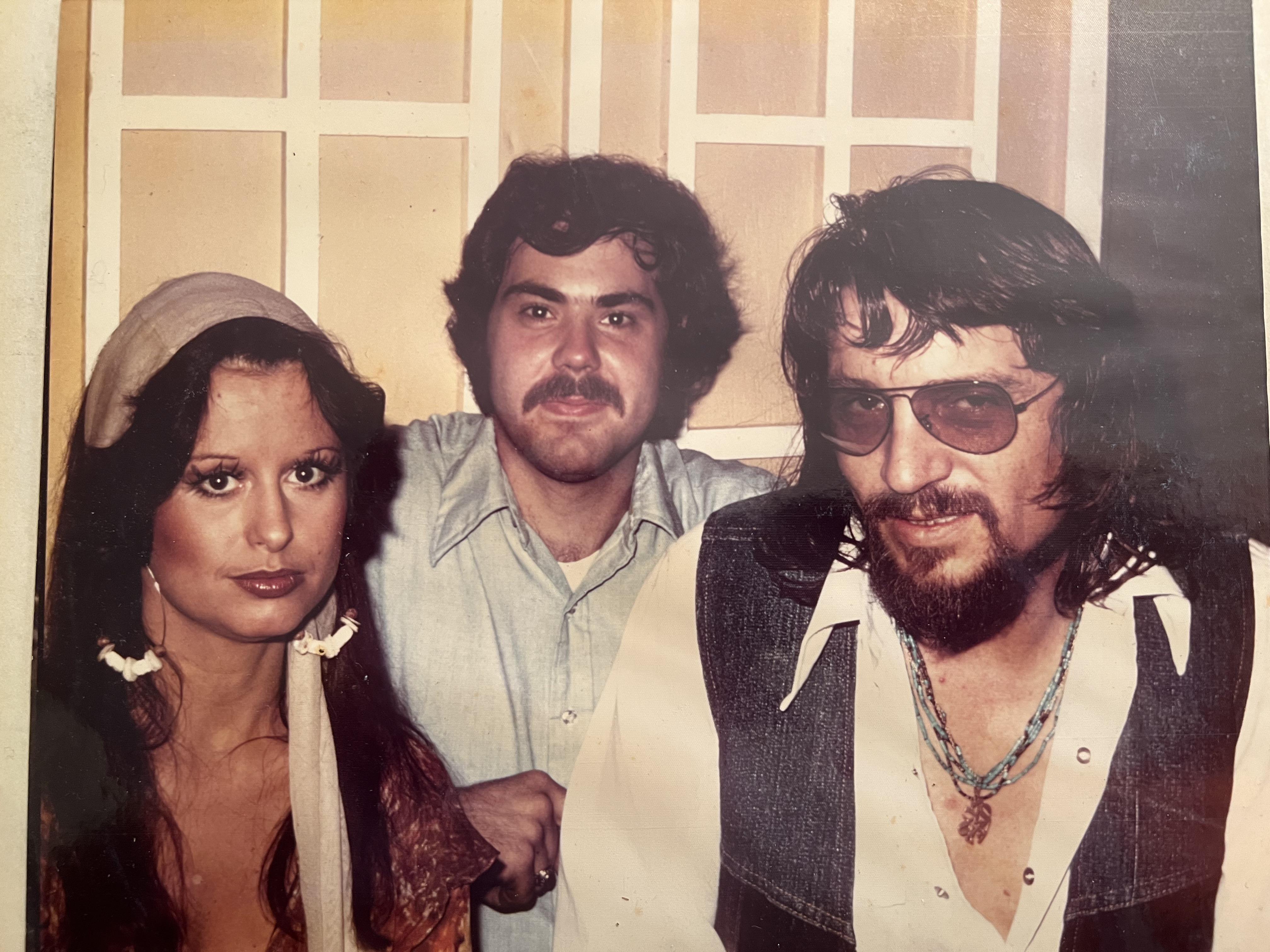 My father in law in a picture with Waylon Jennings and Jessi Colter in ...