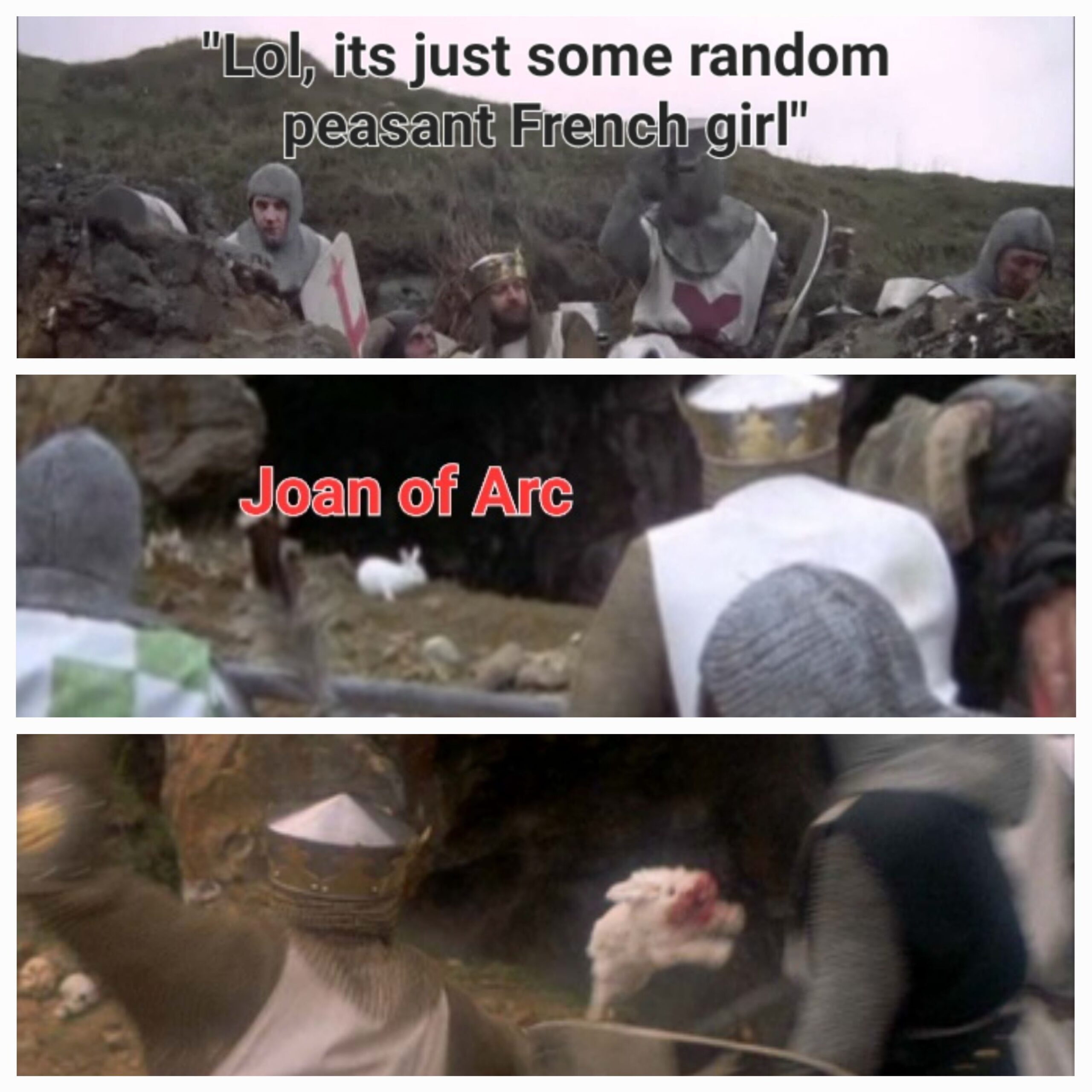 The English in the Hundred Years War (Monty Python) - USLUCK