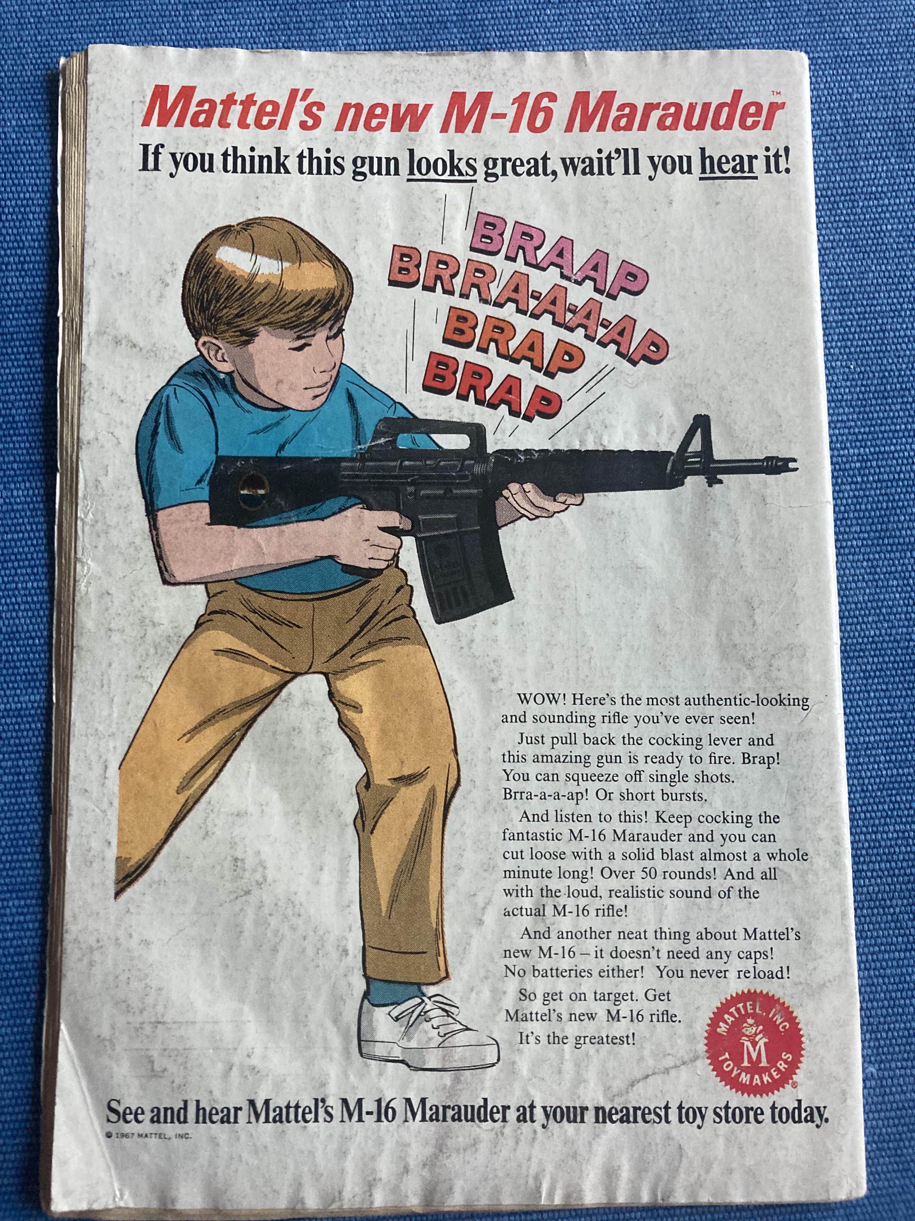 1967, comic book back page. - USLUCK