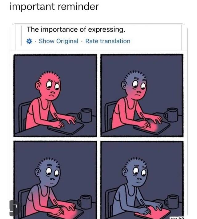 Expressing your thoughts is important - USLUCK