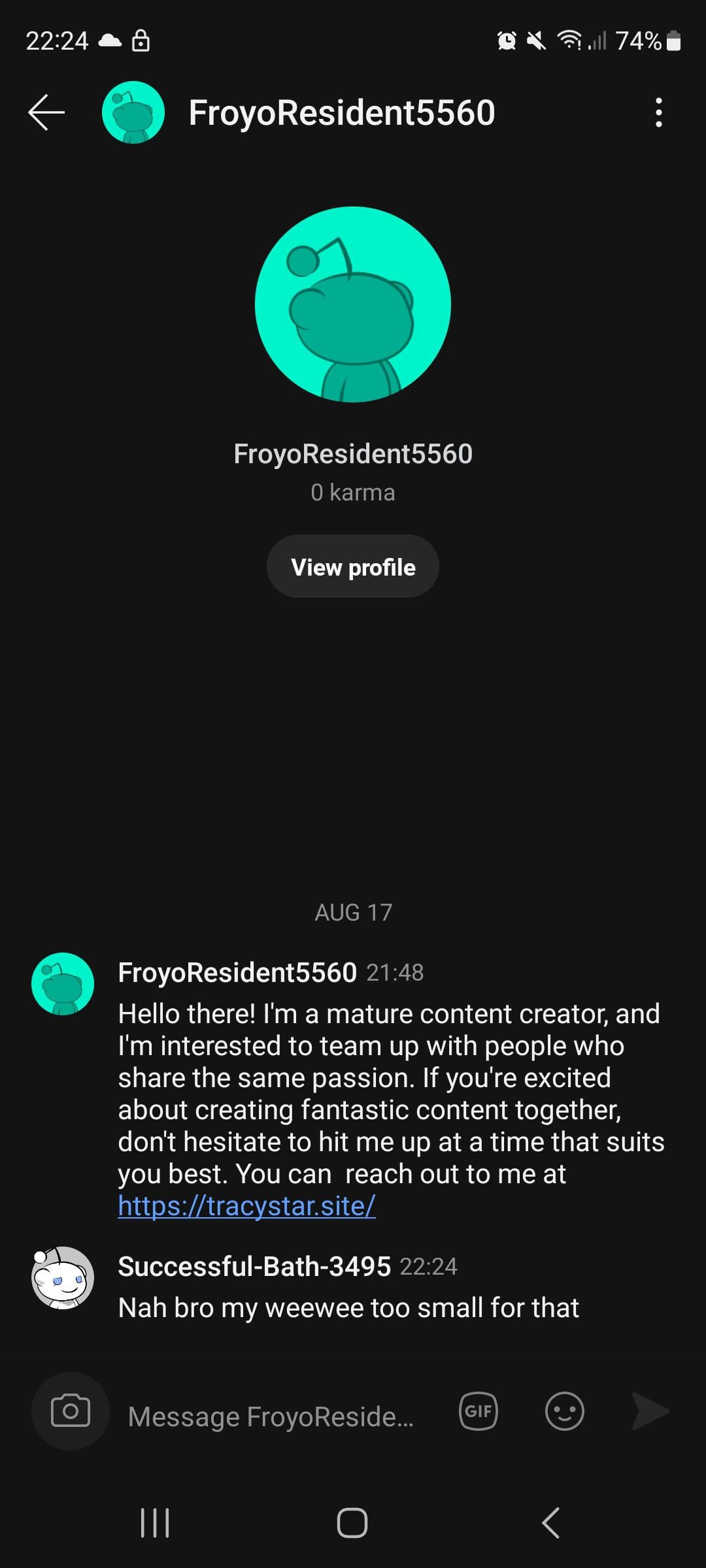 Proper response - USLUCK