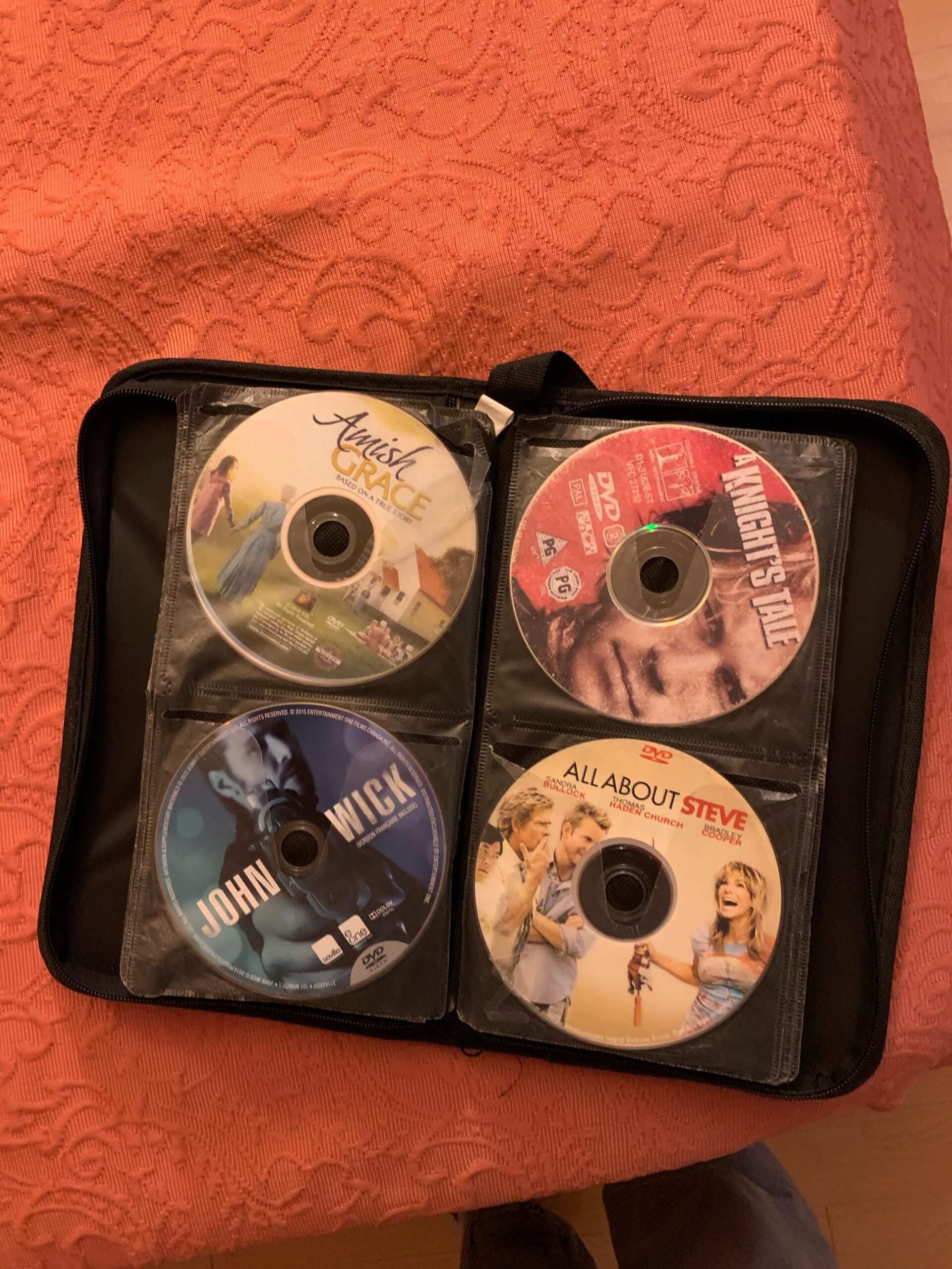 The hotel I’m staying in has a dvd player and a collection of dvds you ...