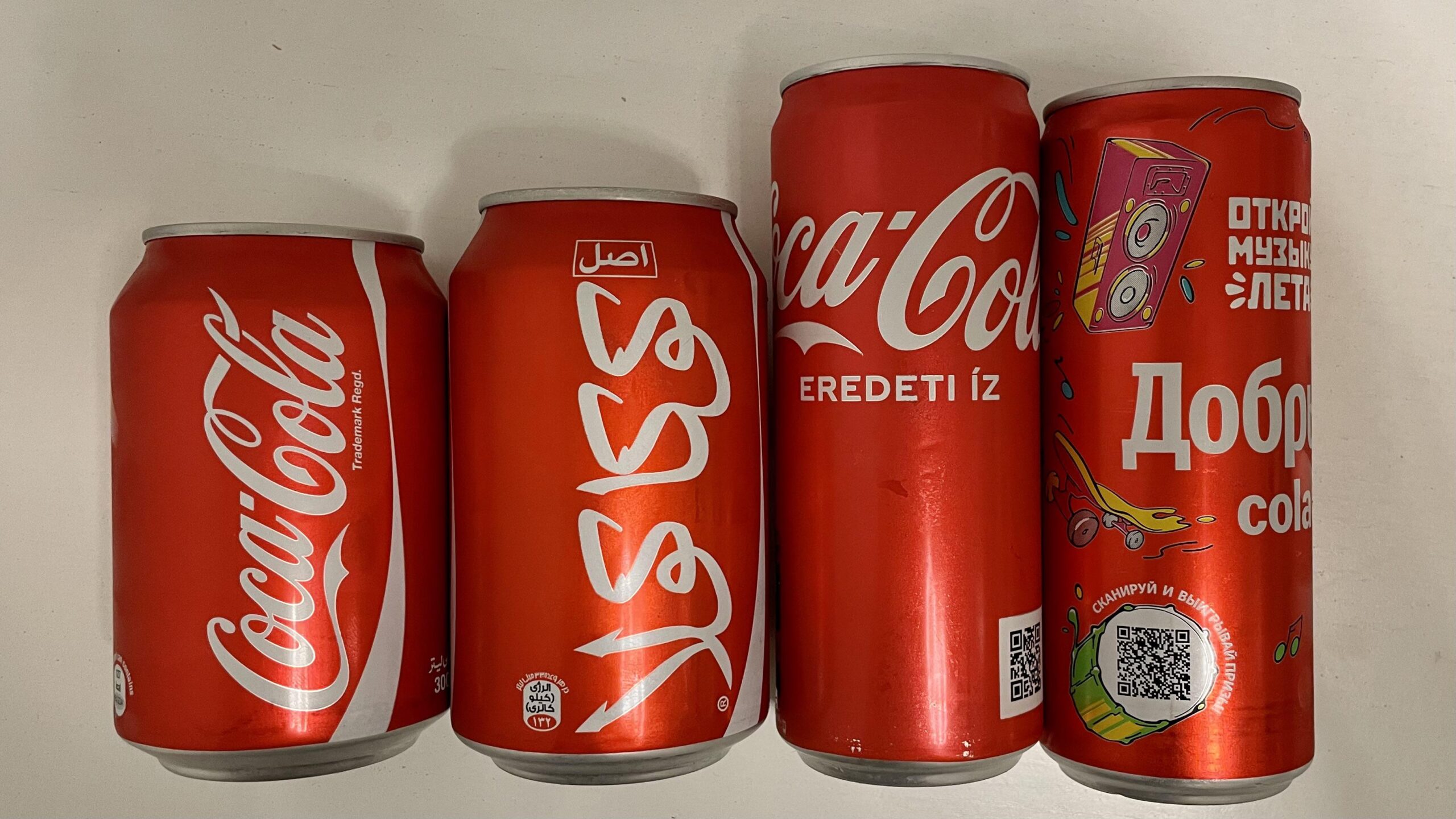 Afghan, Iranian and Hungarian Coca-Cola, as well as Russian “almost ...