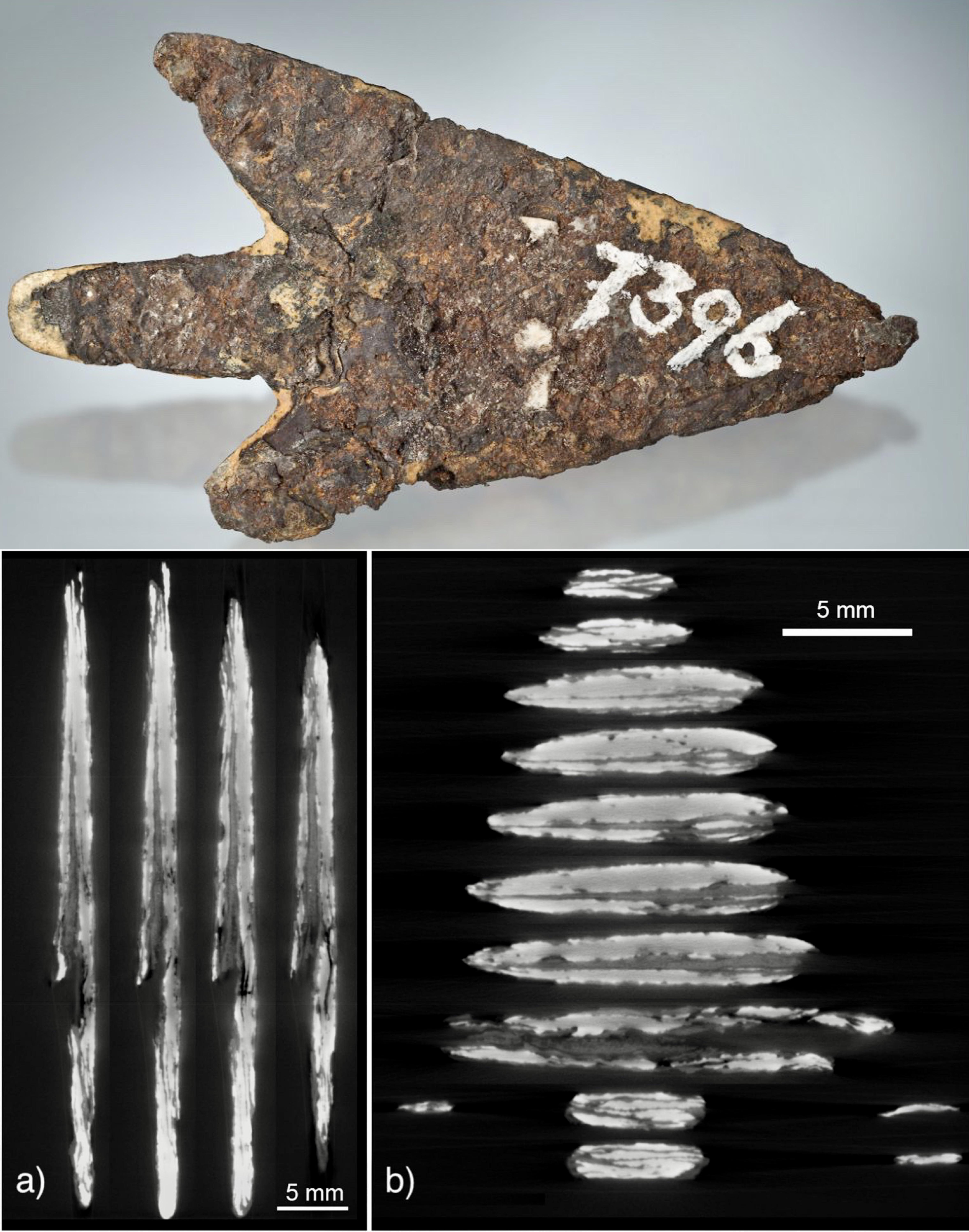 Meteorite Bronze-Age Arrowhead, Switzerland. Noninvasive methods such ...