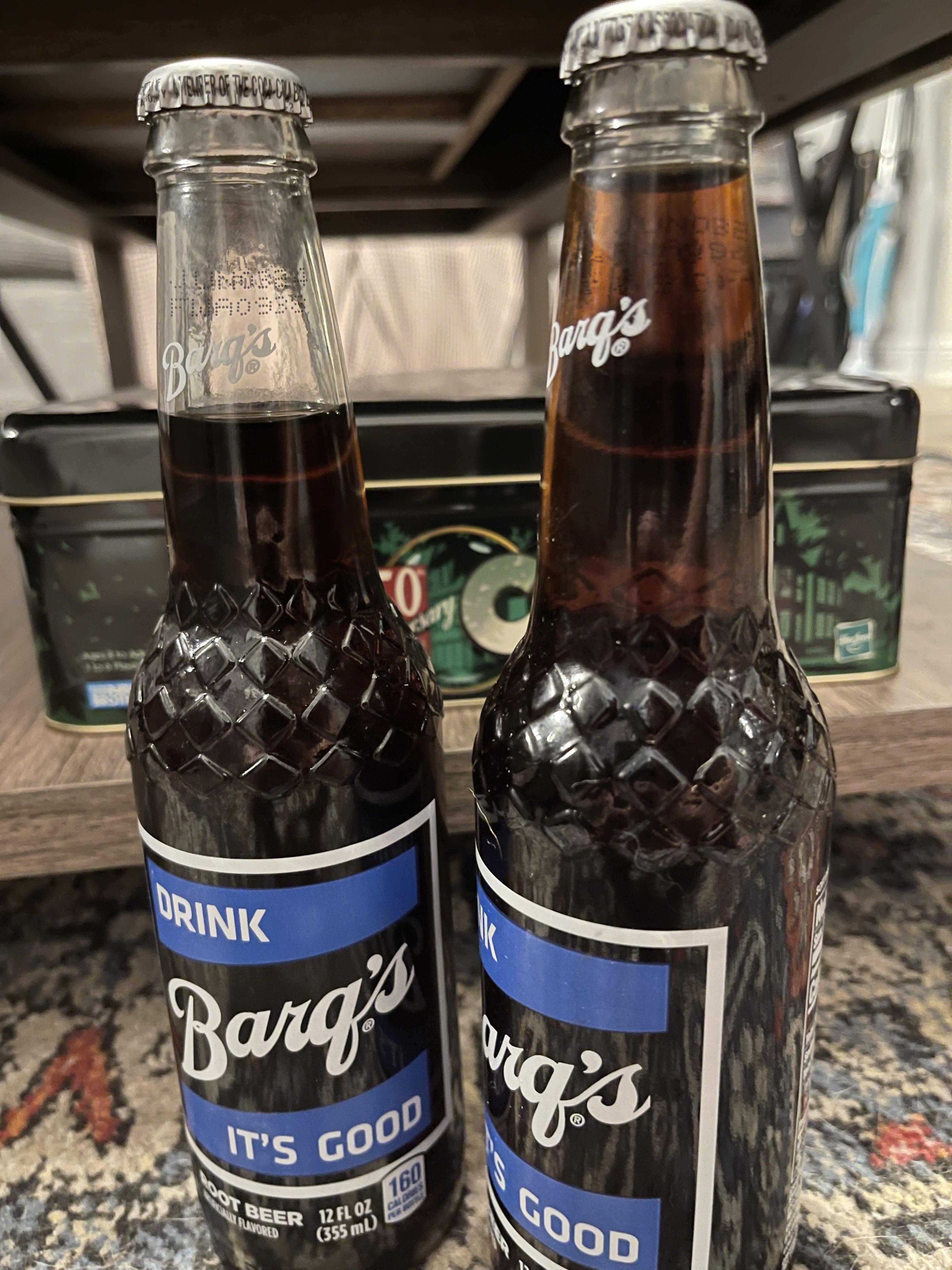 One of my root beers were filled to nearly the lip of the bottle ...