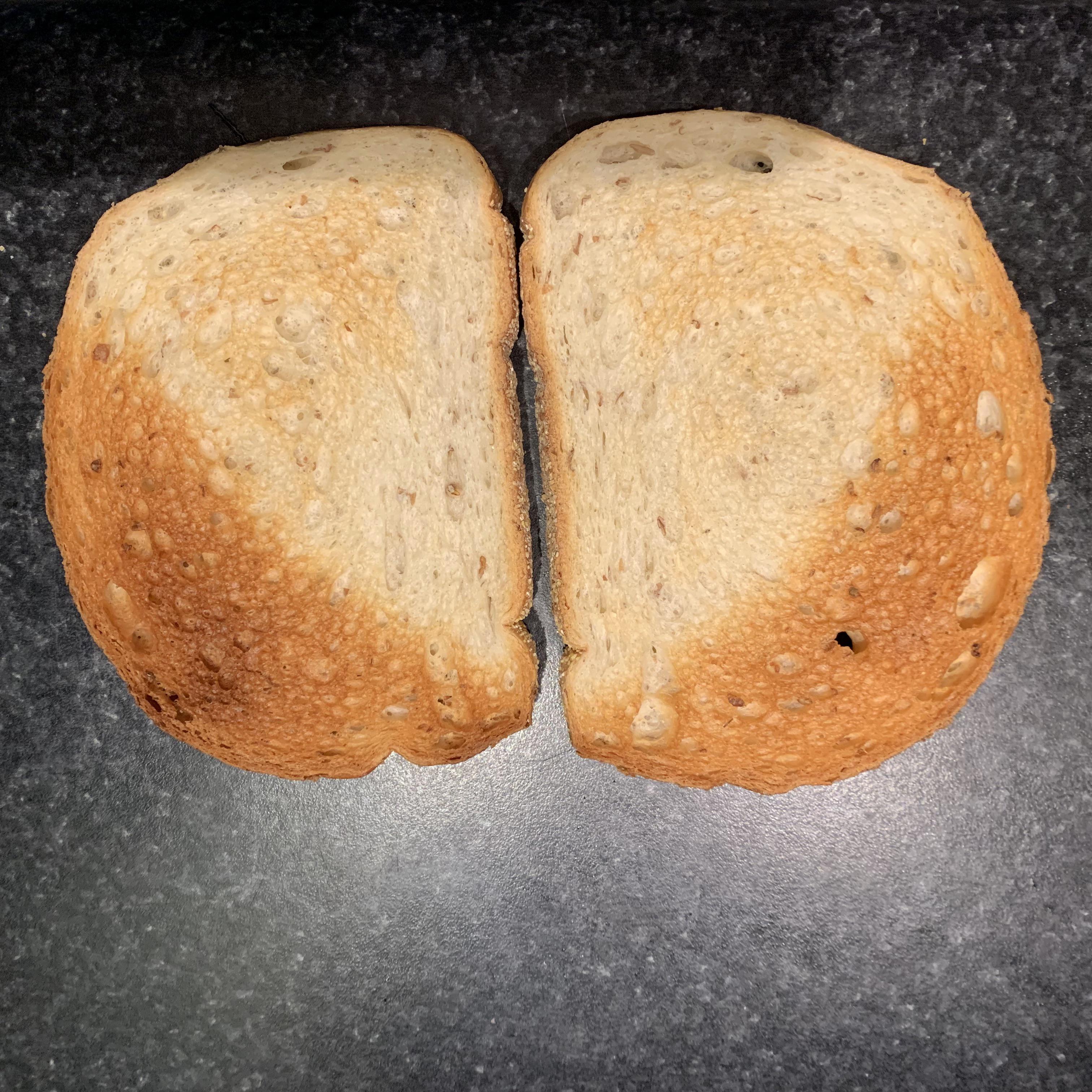 The Freezer Burned Parts Of My Bread Got Extra Toasty Usluck