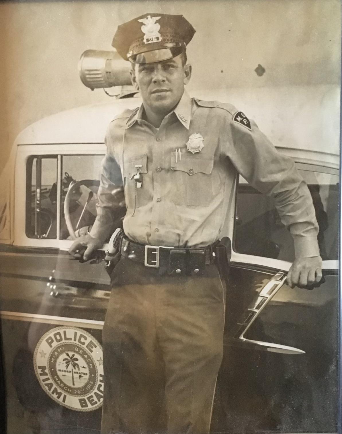 My police officer grandfather, Ronald, sometime in the 1950s - USLUCK