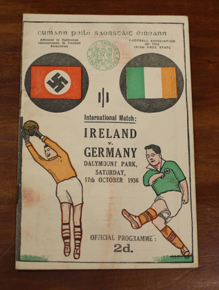 A sporting match between Nazi Germany and Ireland ( Neutral country ...