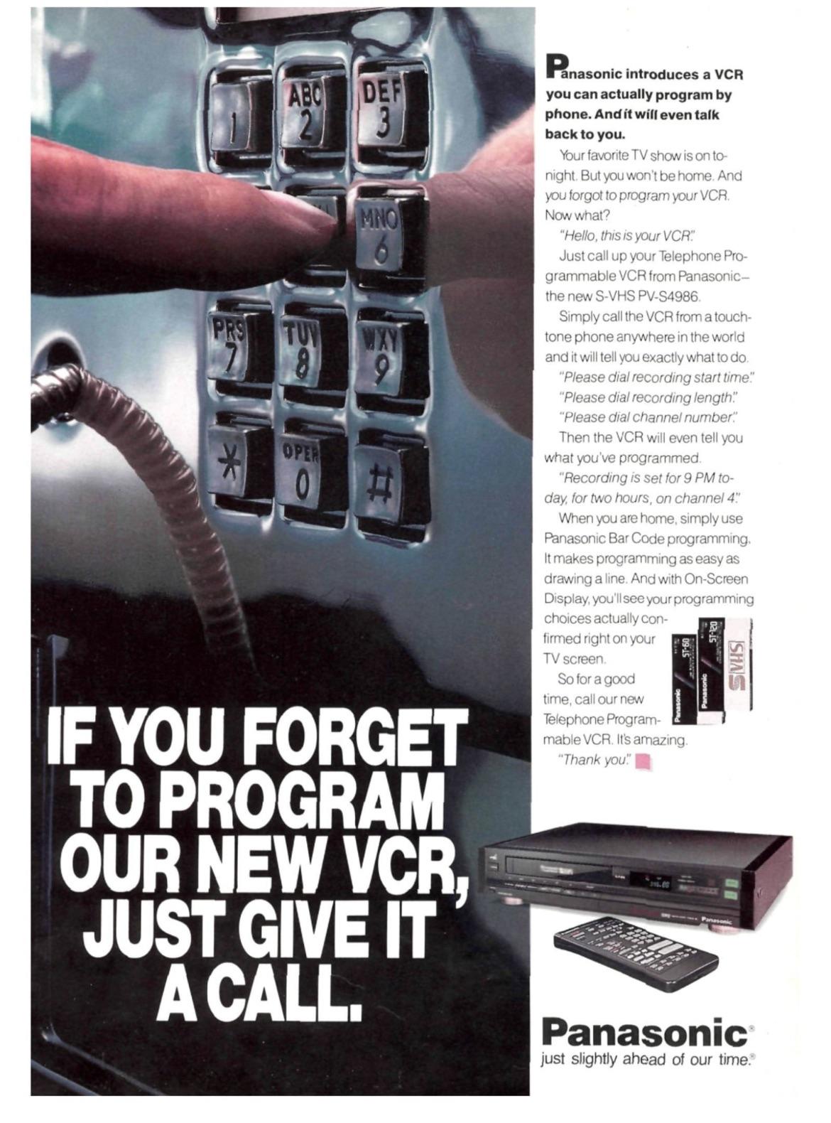 Panasonic ad (1989) - USLUCK