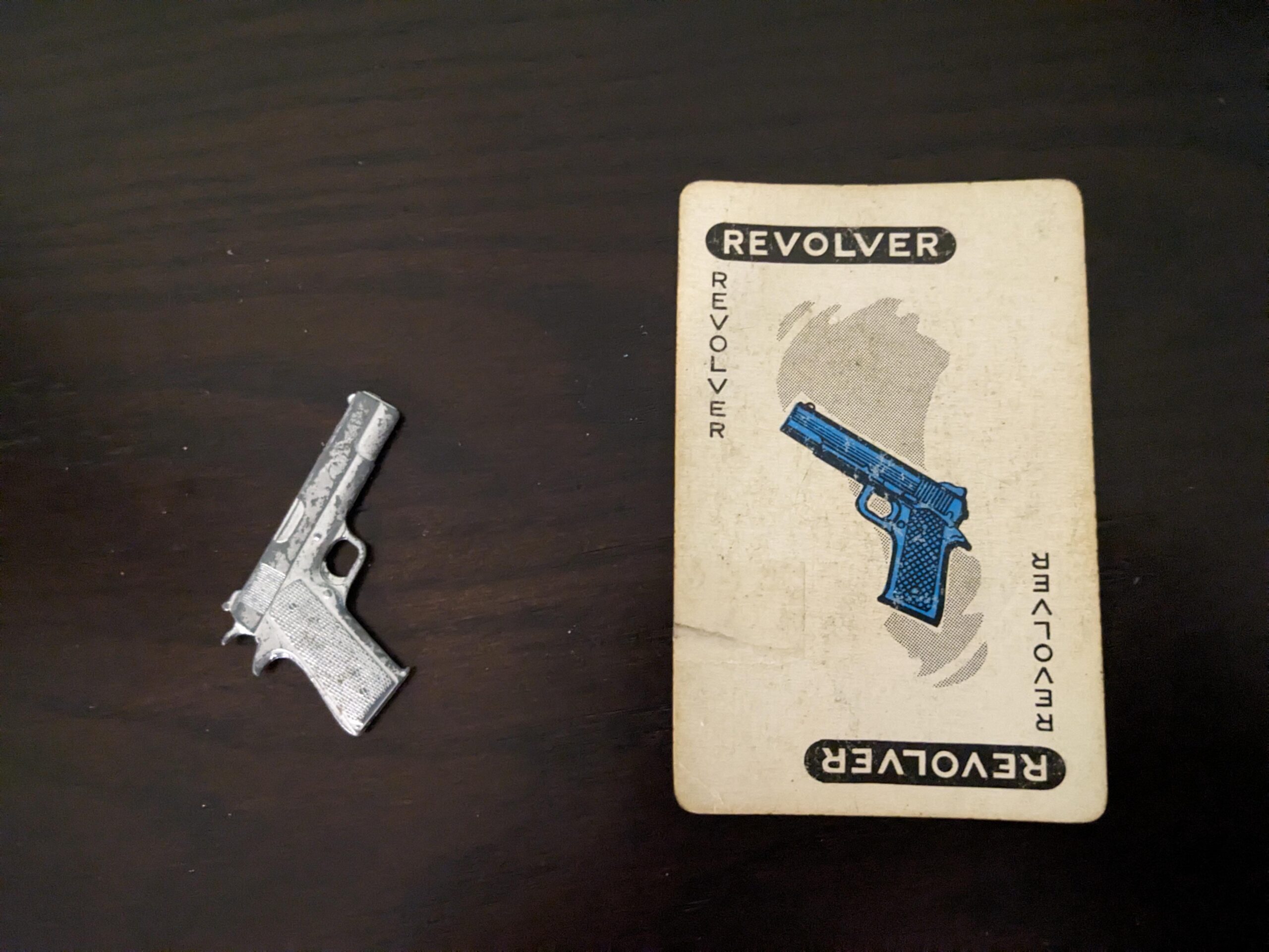 The "revolver" from a 1950s game of Clue. - USLUCK