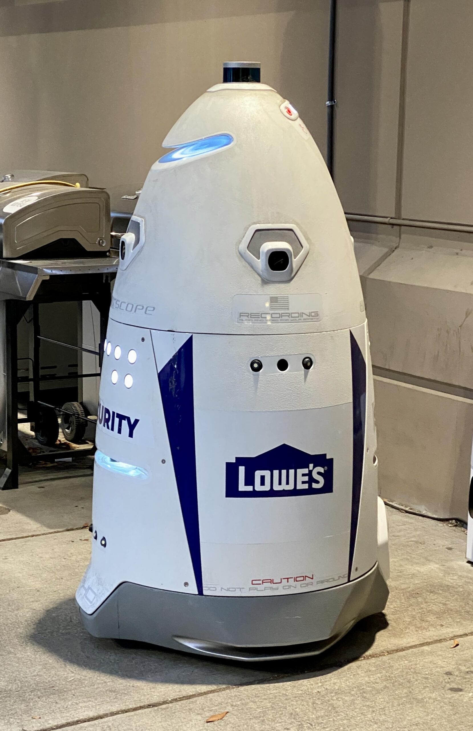 Security Dalek at the hardware store this morning. - USLUCK