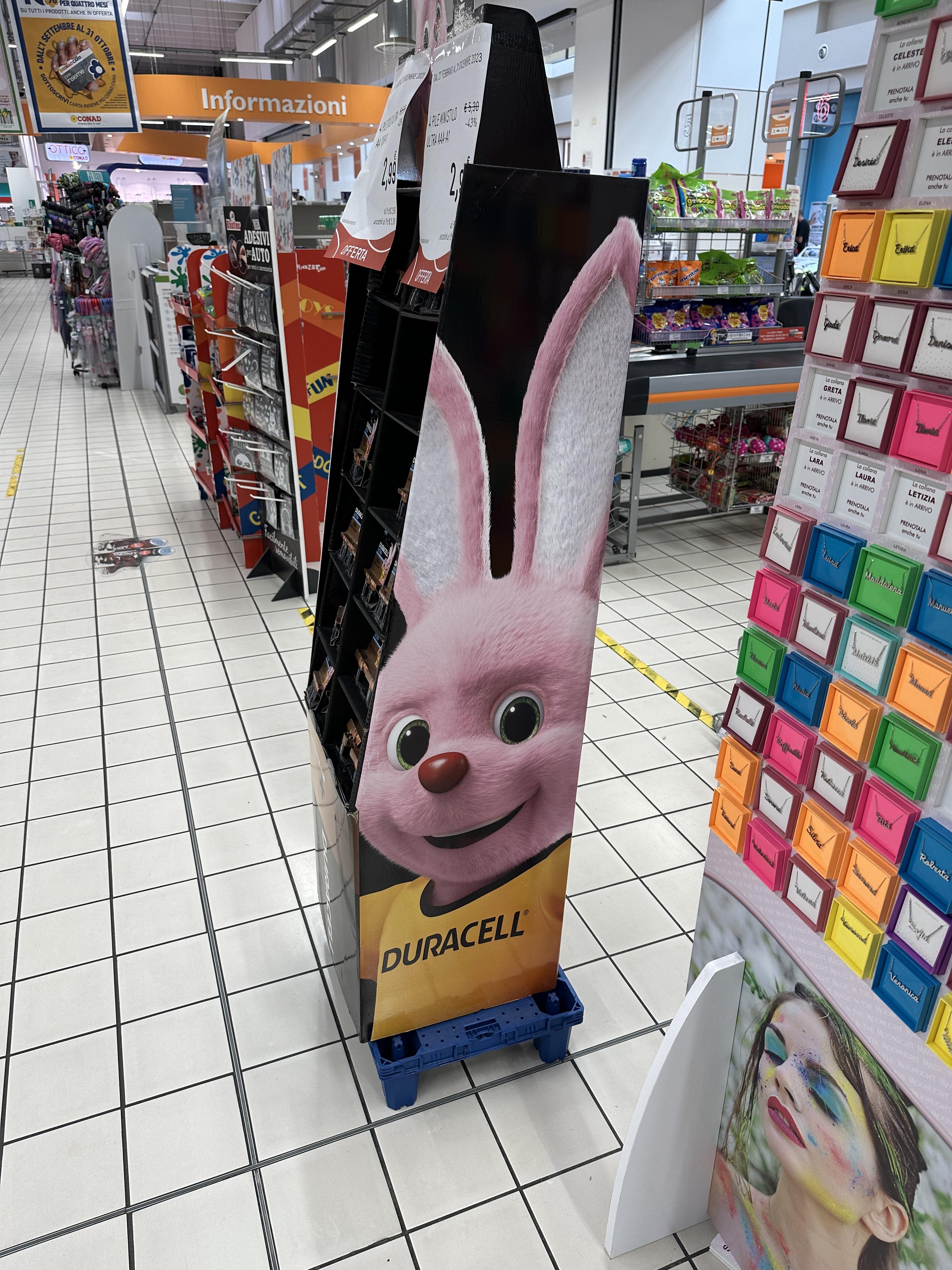 In Italy Duracell has the pink bunny logo - USLUCK