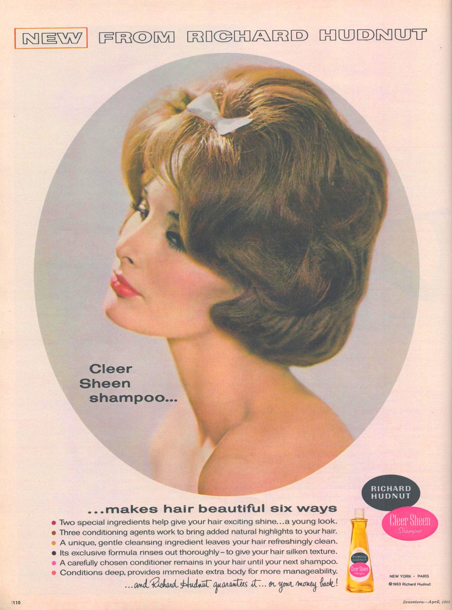 Clear Sheen Shampoo, 1963 - USLUCK