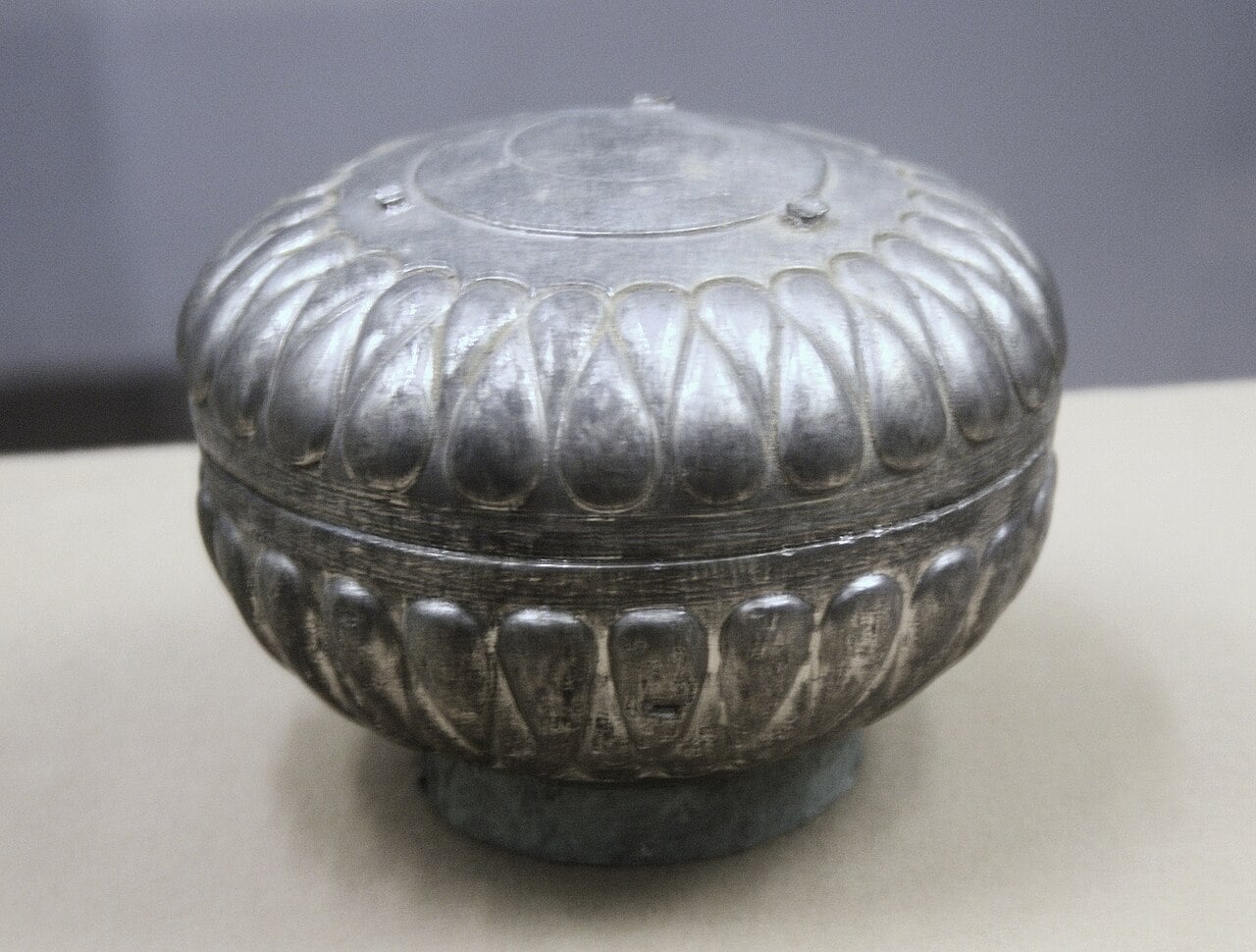 A silver box from the tomb of Zhao Mo, King of Nanyue in present day ...
