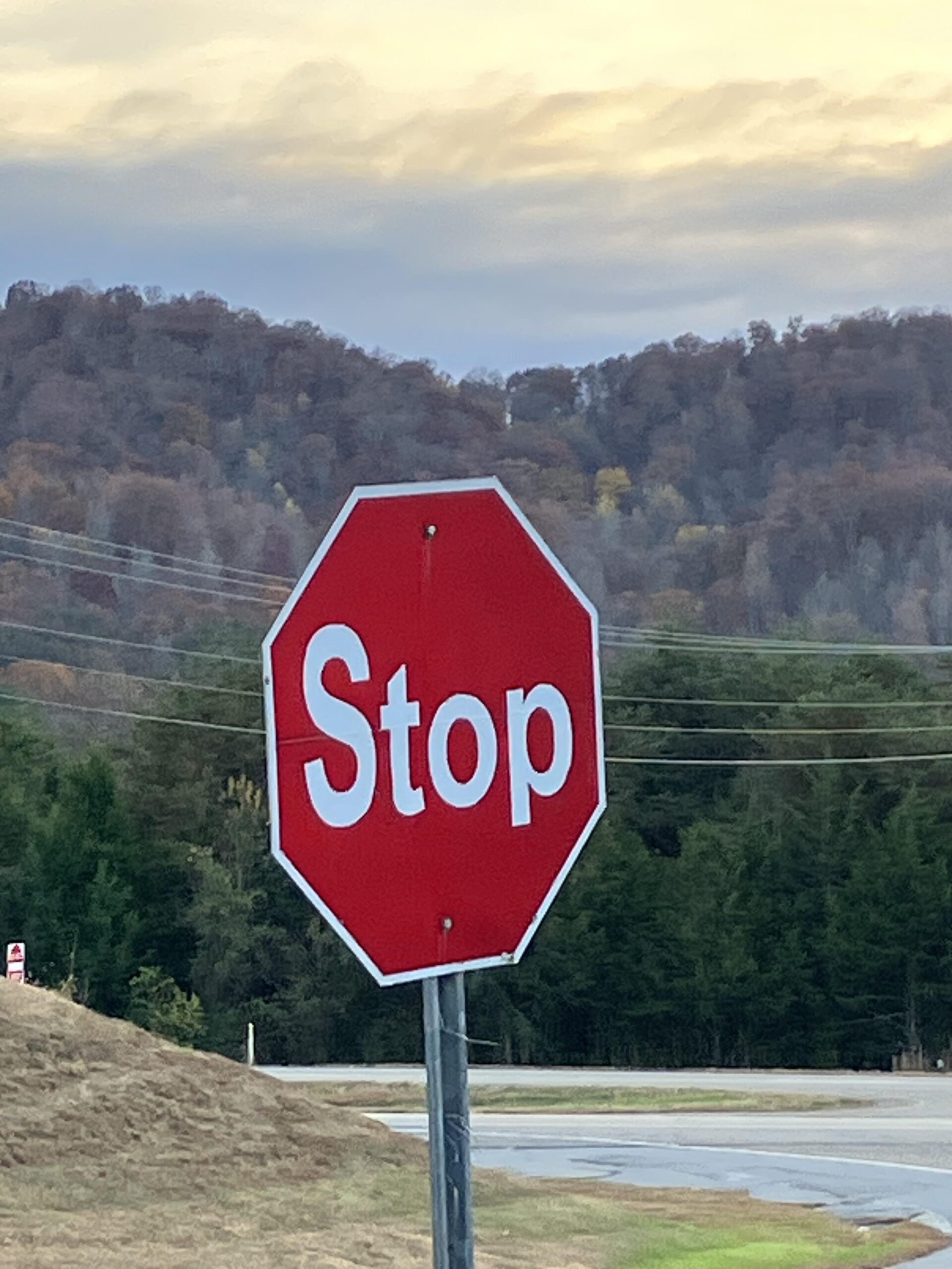 A stop sign where only the S is capitalized. - USLUCK
