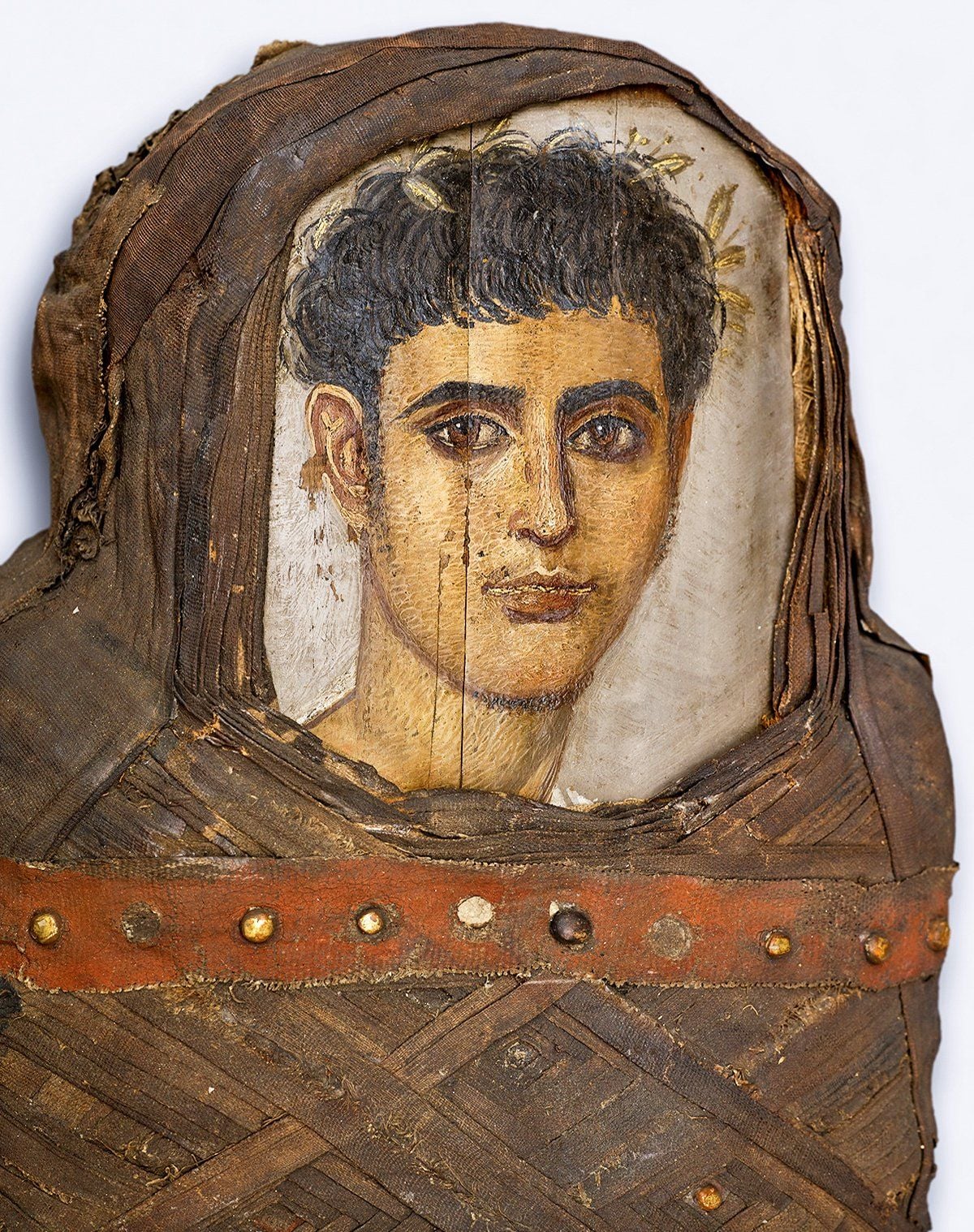 A well-preserved mummy from Roman times, discovered in cemeteries in ...