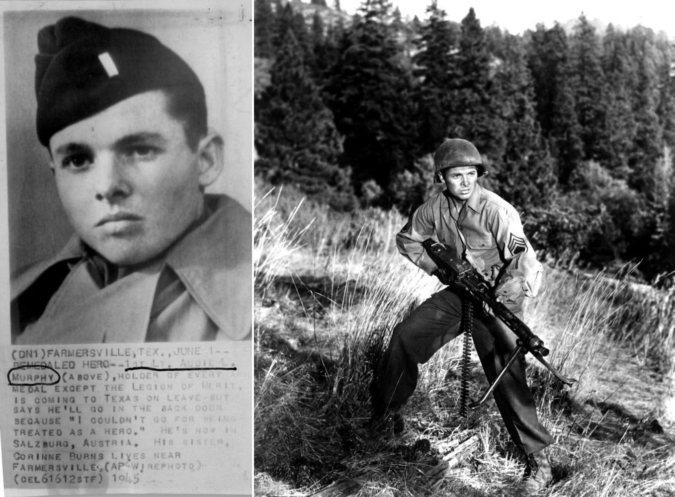 Hollywood’s greatest badass, Audie Murphy, played himself in the 1954 ...