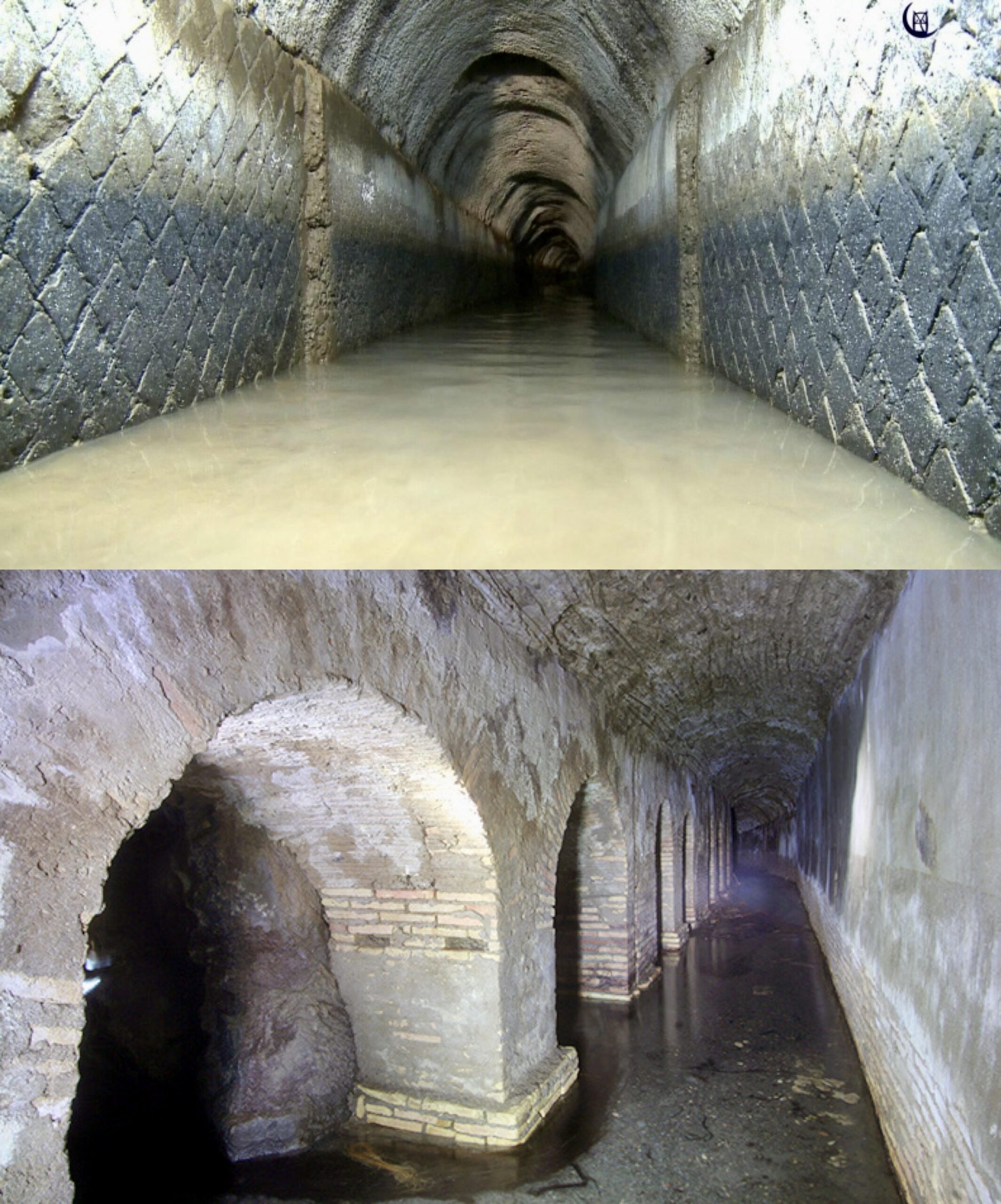 Inside the Aqua Traiana, 1st-century Roman aqueduct built by Emperor ...