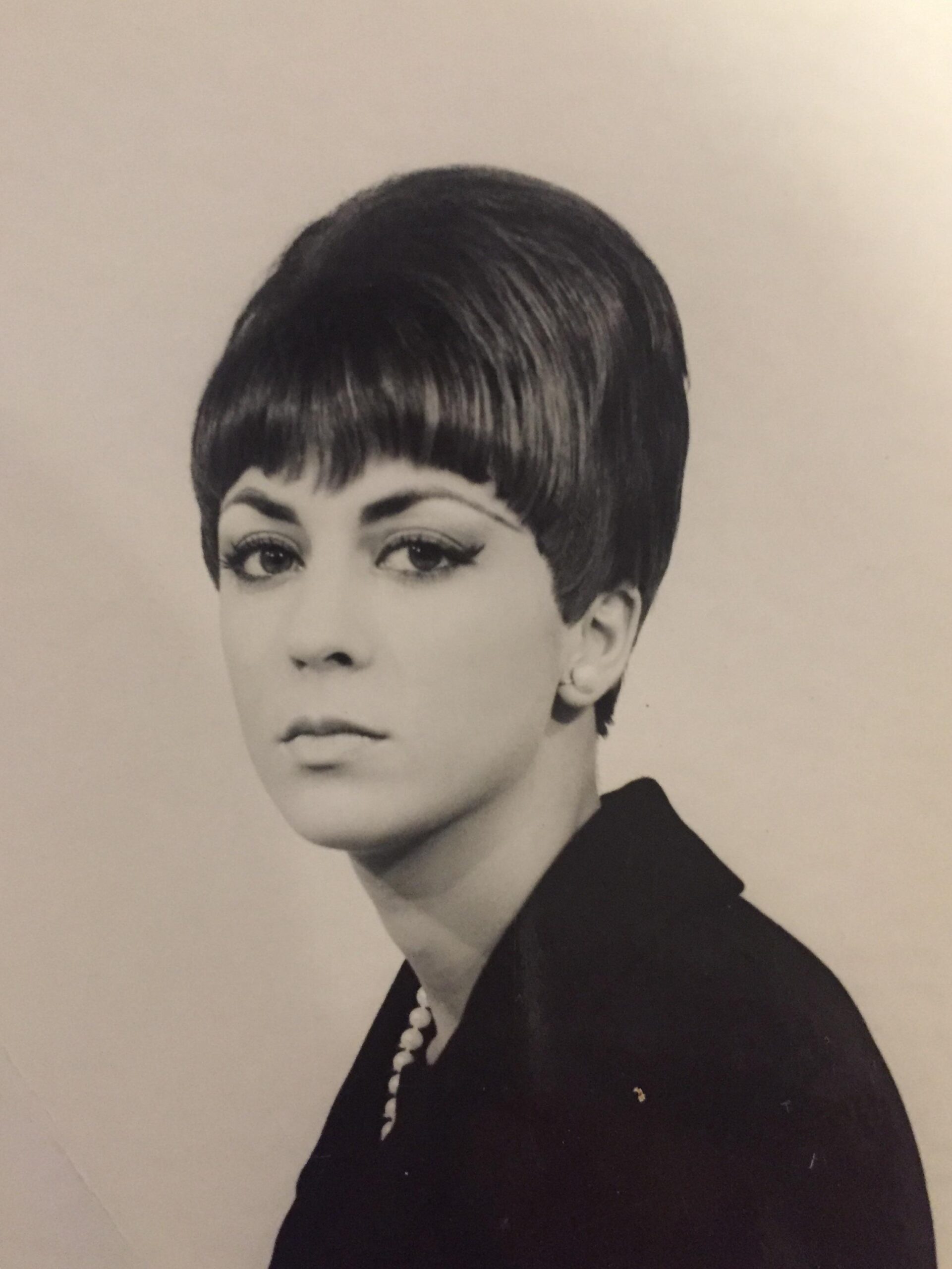 My mother posing for a modeling picture in the 1960s. - USLUCK