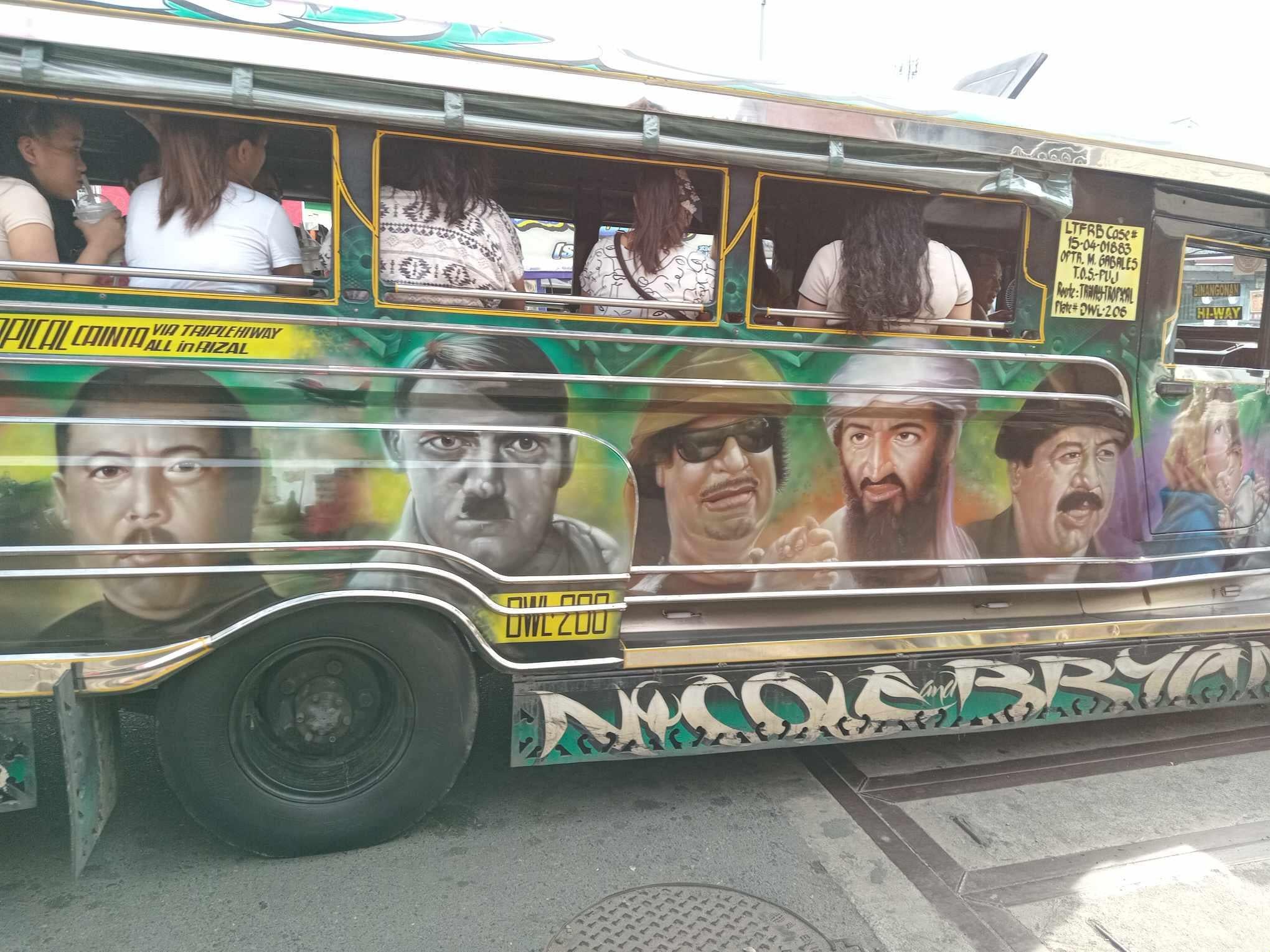 A Public Bus in the Philippines - USLUCK