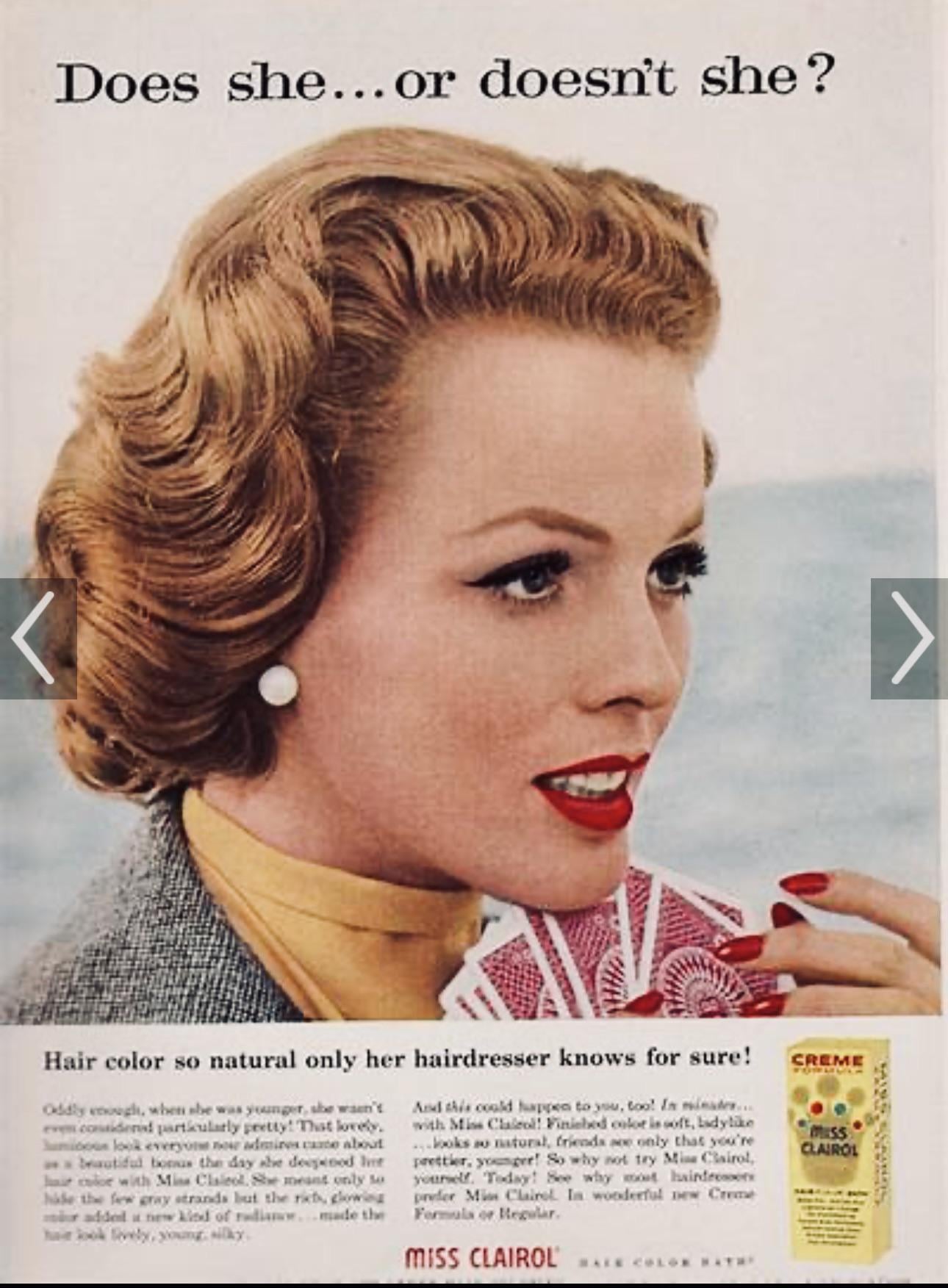 Miss Clairol back in the day, I miss this ad campaign. - USLUCK