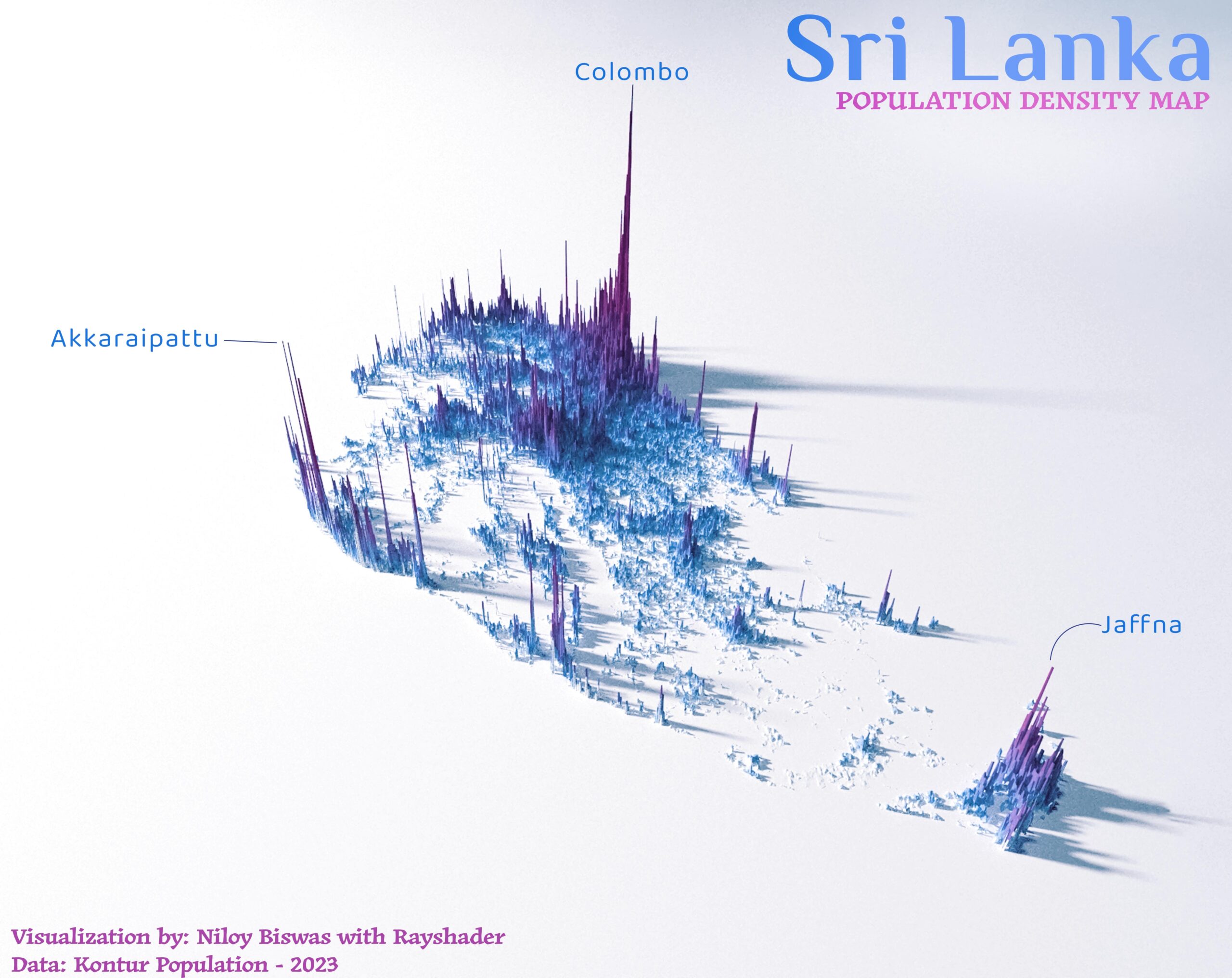 Oc Population Density Map Of Sri Lanka Usluck