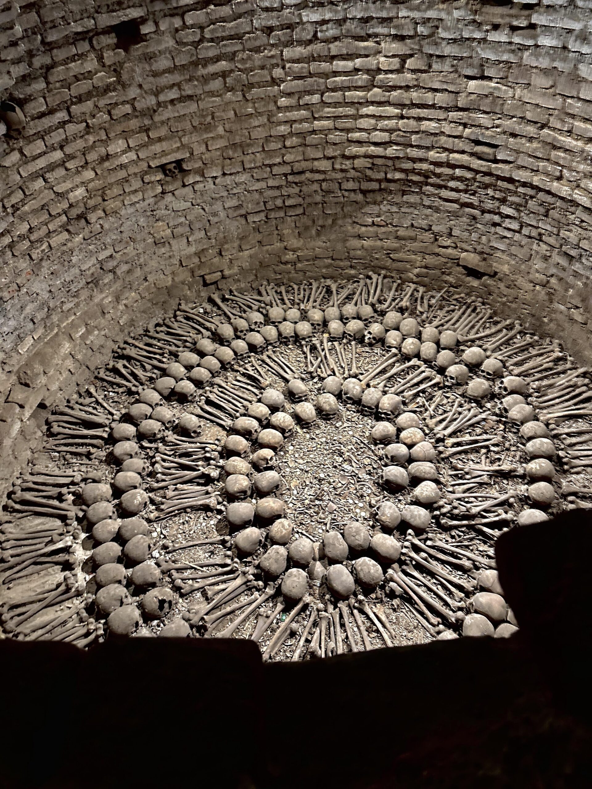 “Well” at the Colonial Catacombs of Lima, under the Basílica and ...