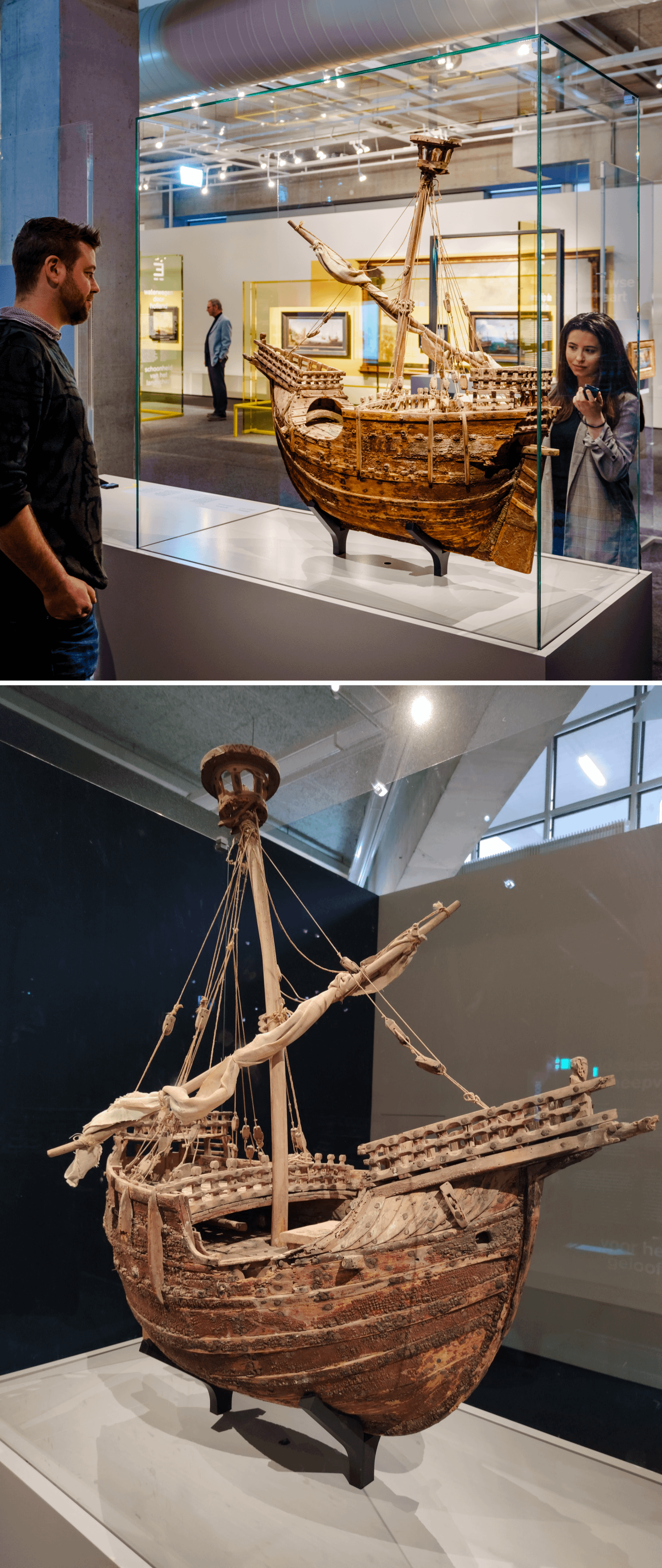 This model ship is the only 15th-century three-dimensional ...