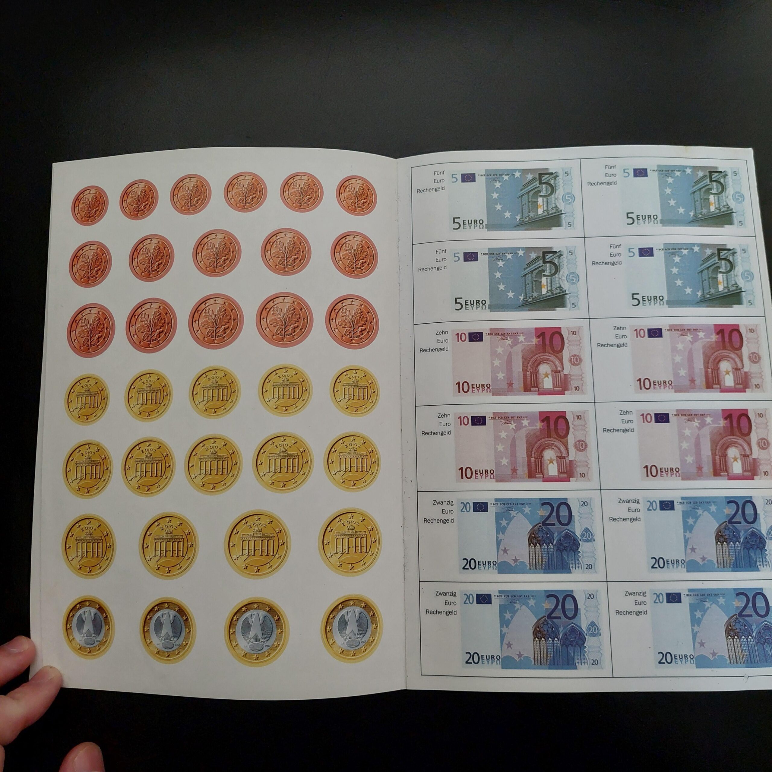 Prior to introducing the Euro in 2002 you could get a book in Germany ...