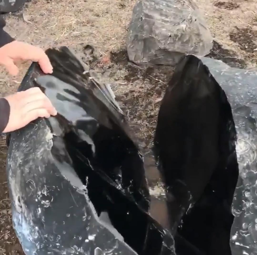 Obsidian is a natural volcanic glass formed by the rapid cooling of ...