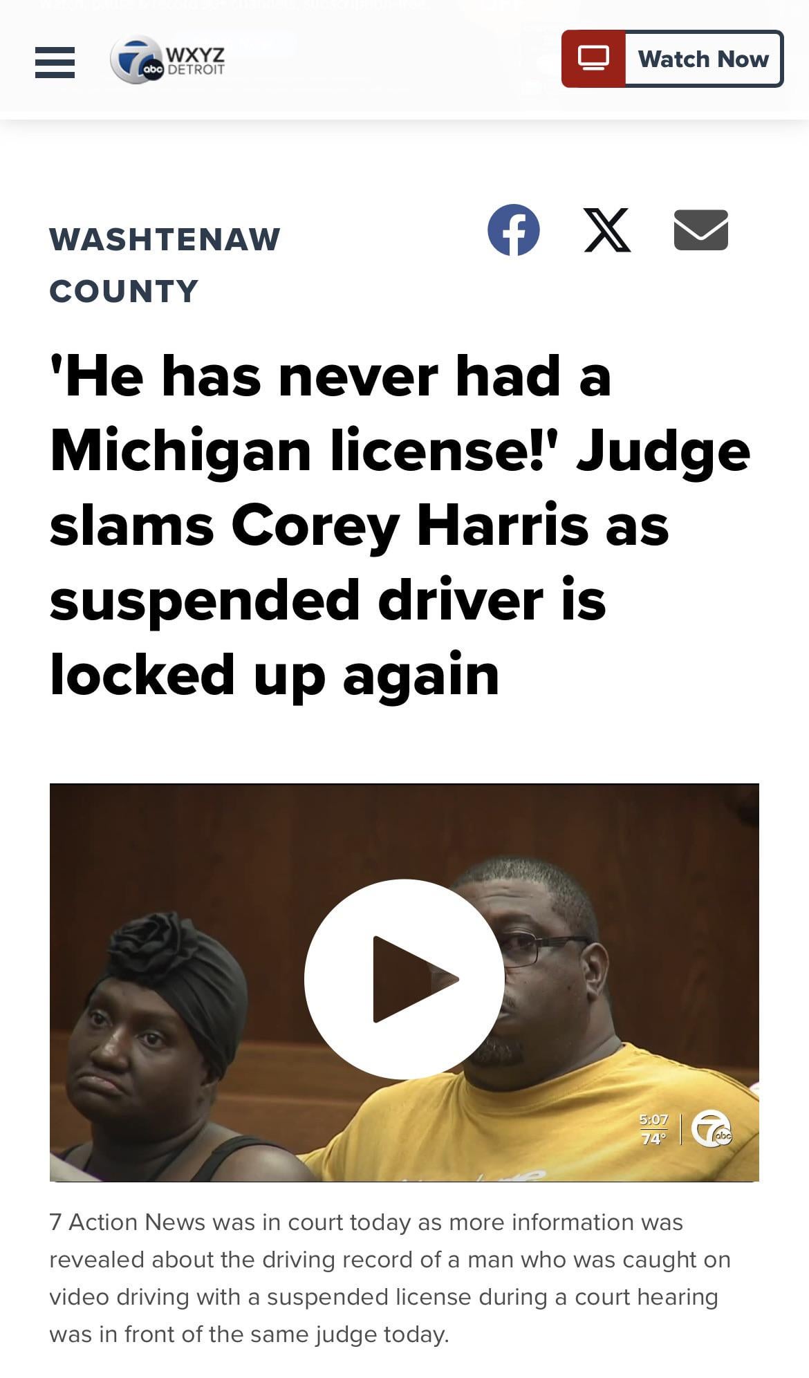 Yet another twist—Corey Harris, the man who went viral for showing up ...