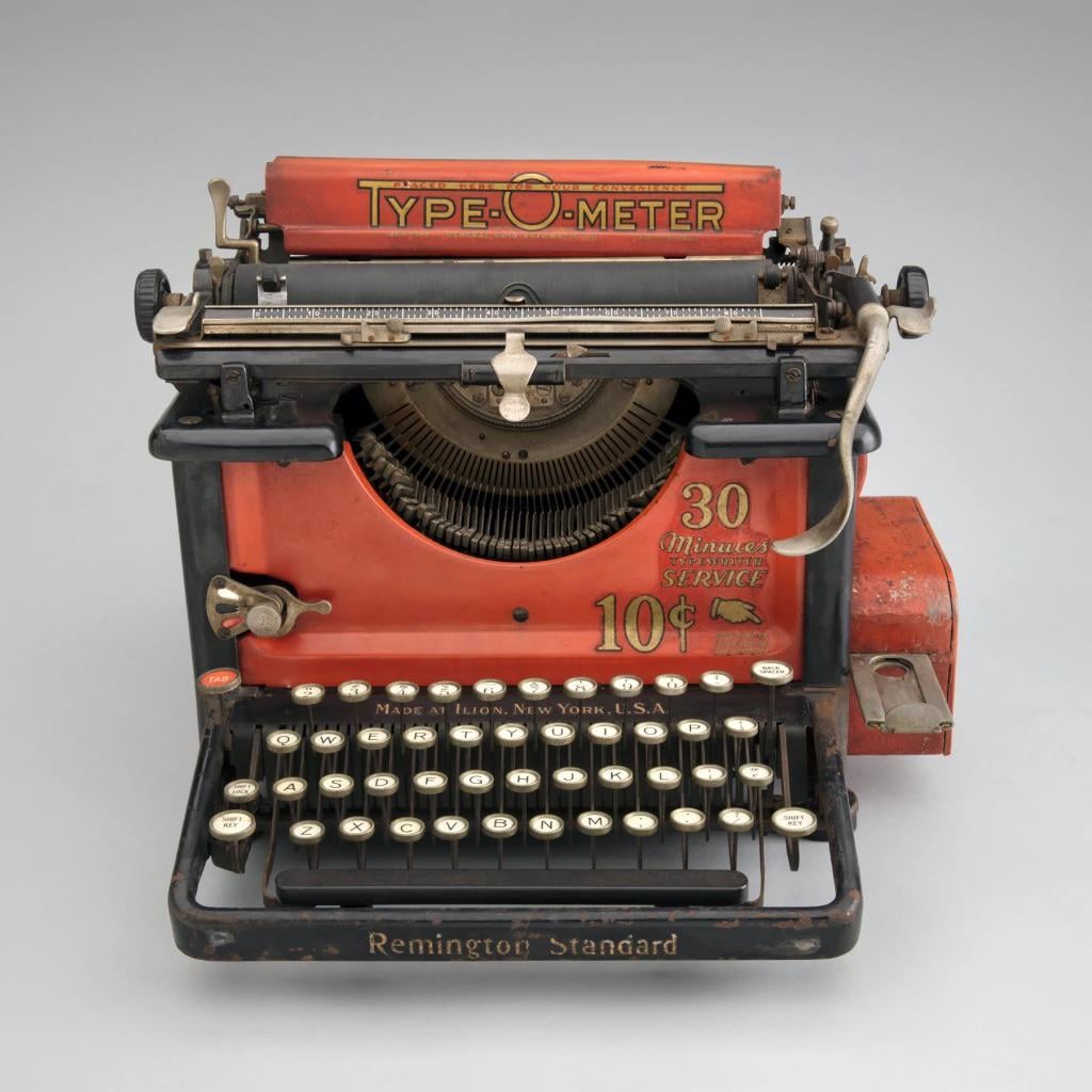 Remington Type-O-Meter conversion No. 12, the coin-operated typewriter ...