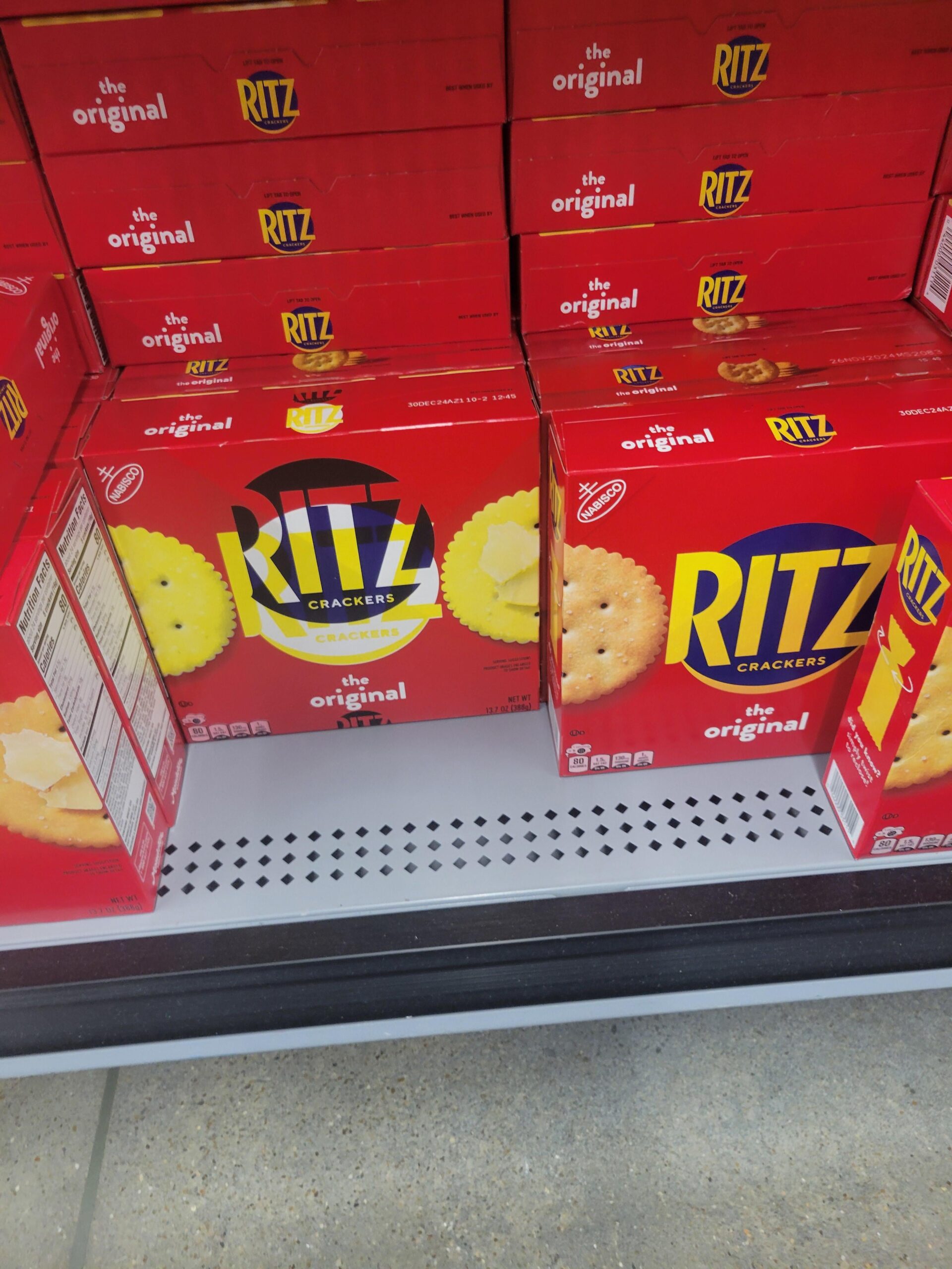 This misprinted box of Ritz crackers - USLUCK