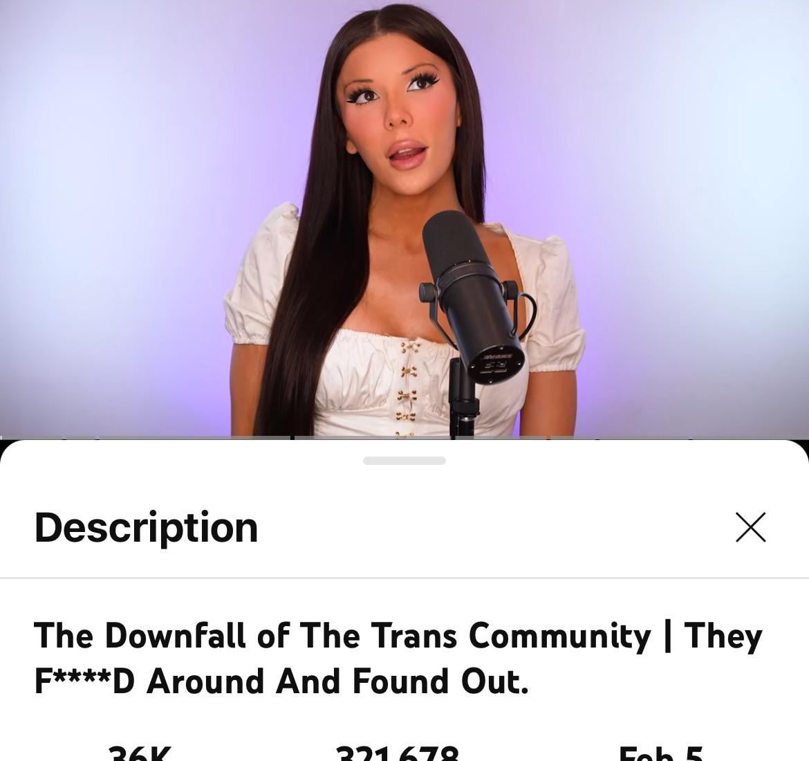 Trans YouTuber celebrates Trump taking trans rights away - USLUCK