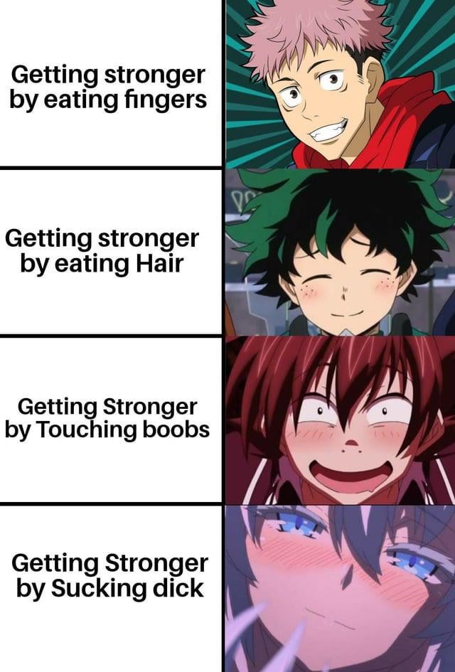 How anime characters get stronger - USLUCK