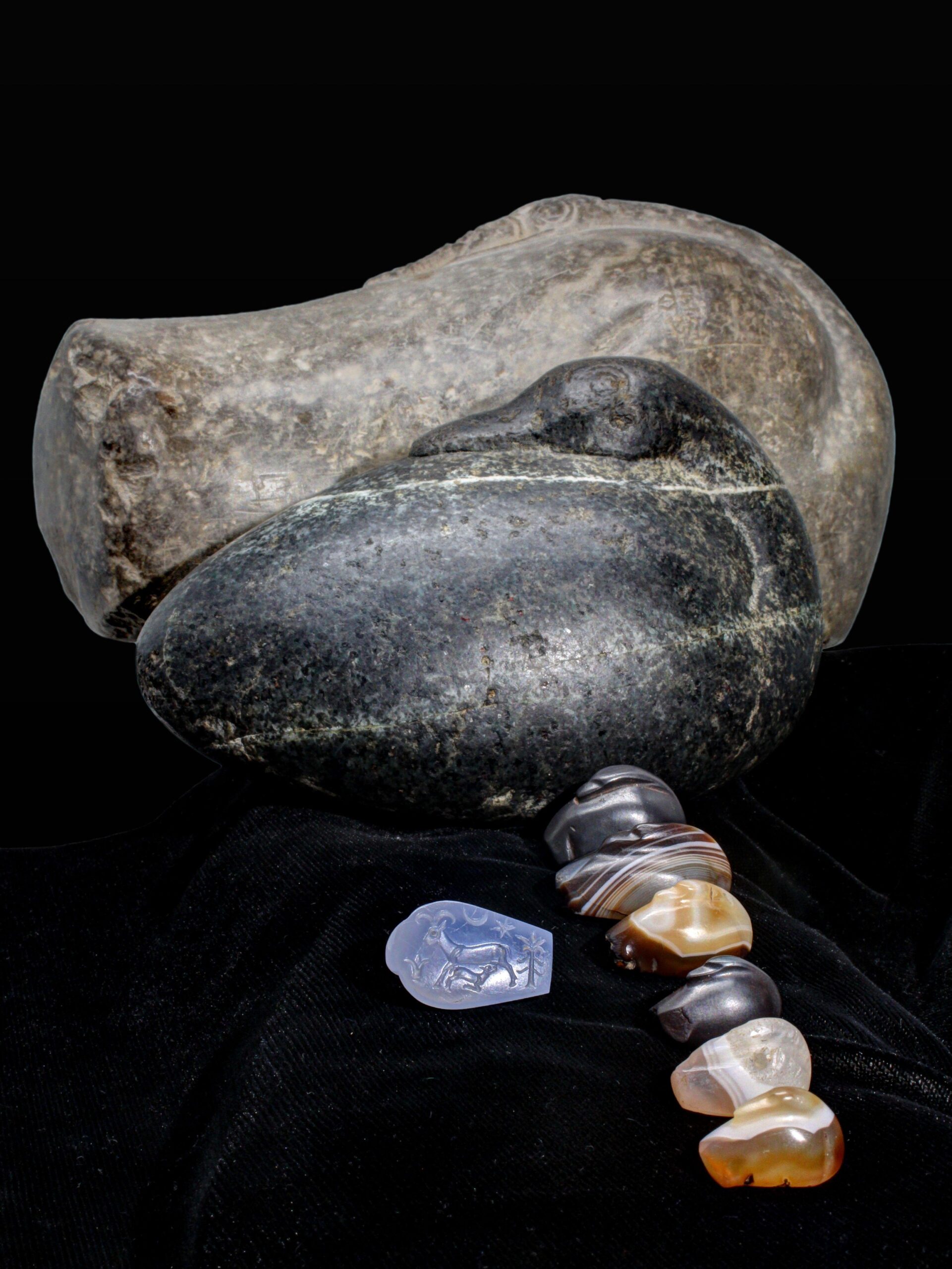 A selection of ancient duck weights in the Yale Babylonian Collection ...