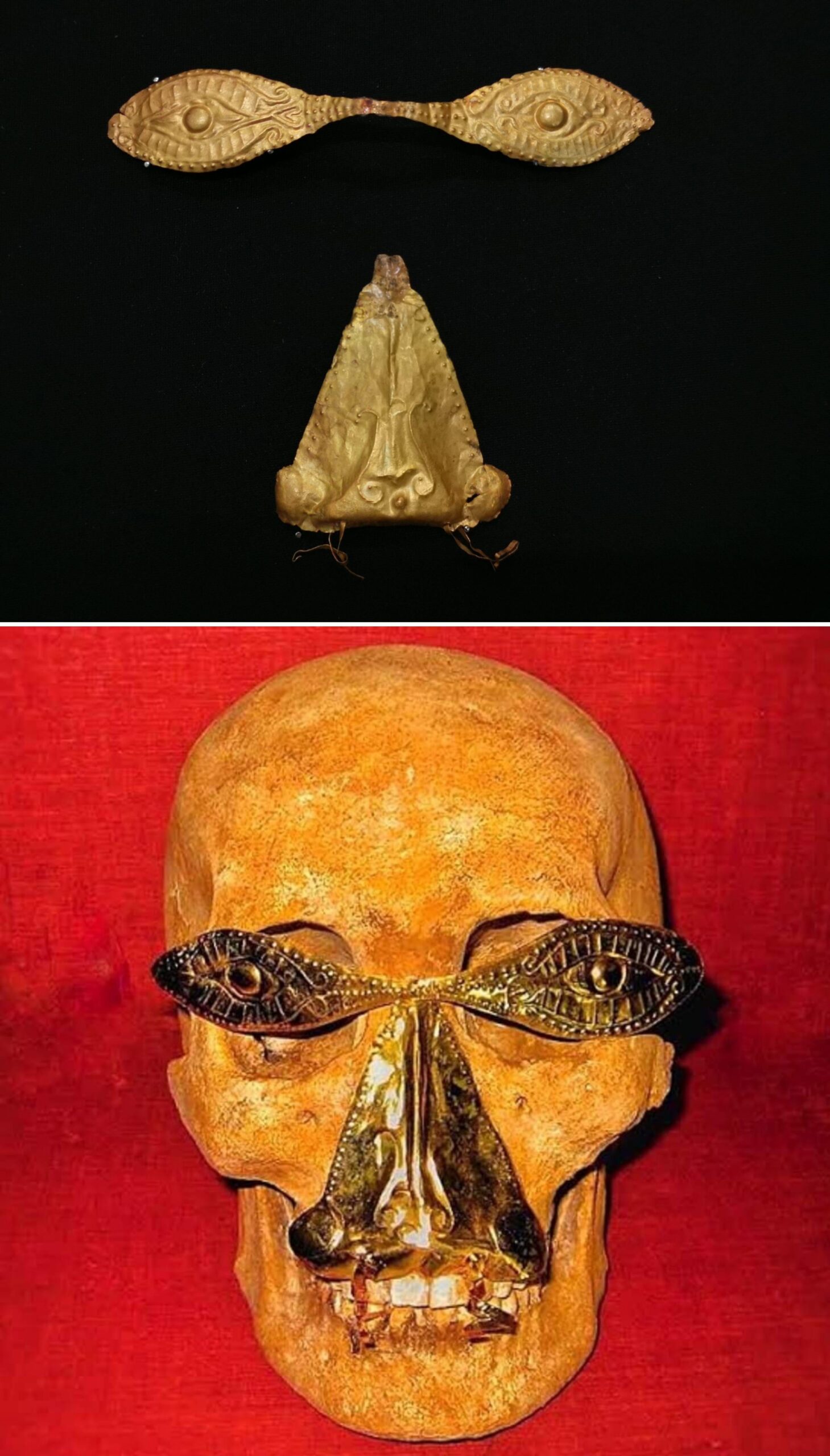 The Oton Death Mask is a 14th-15th century CE gold funerary mask from ...