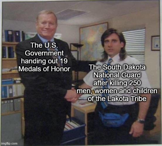 Nothing says "bravery" like murdering a bunch of innocent civilians ...