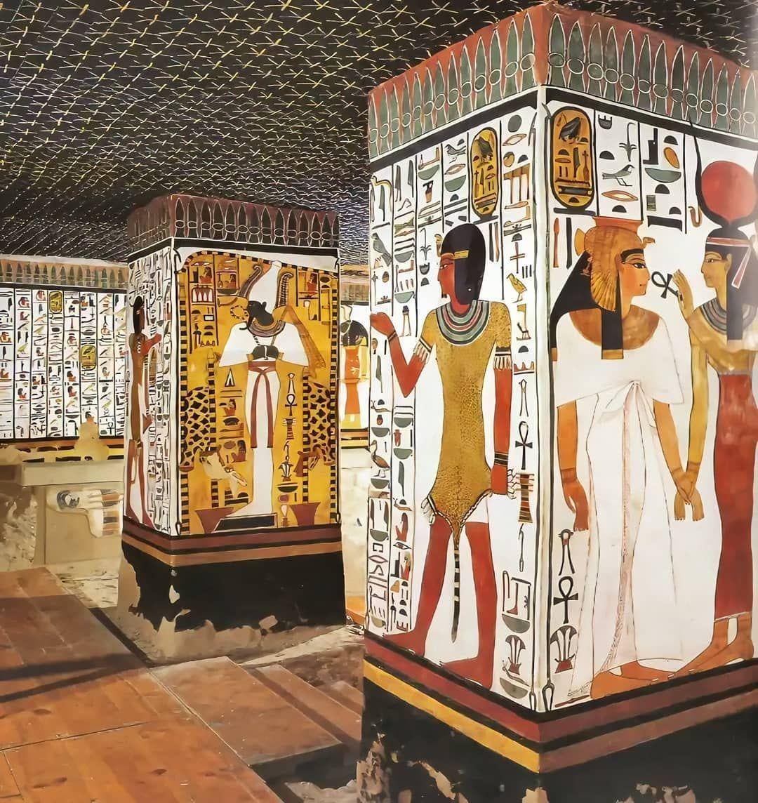 The 3,200-year-old tomb of Queen Nefertari, discovered in 1904 - USLUCK