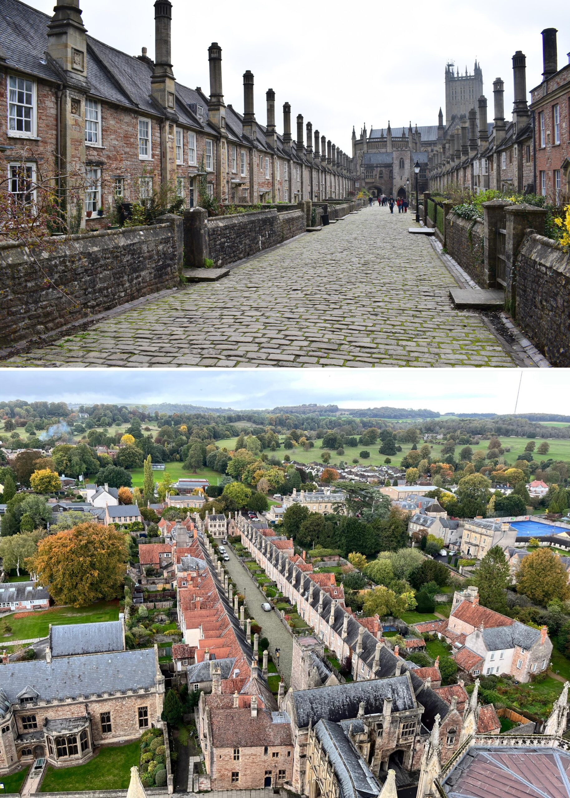 Vicars' Close is a mid-14th century CE dead end street in Wells ...