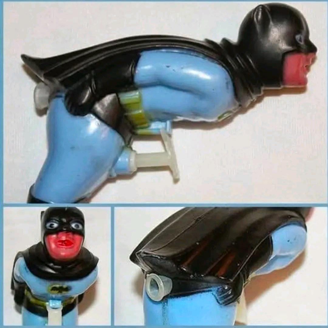 Batman water pistol from the 70s. The longer you look at it, the worse ...